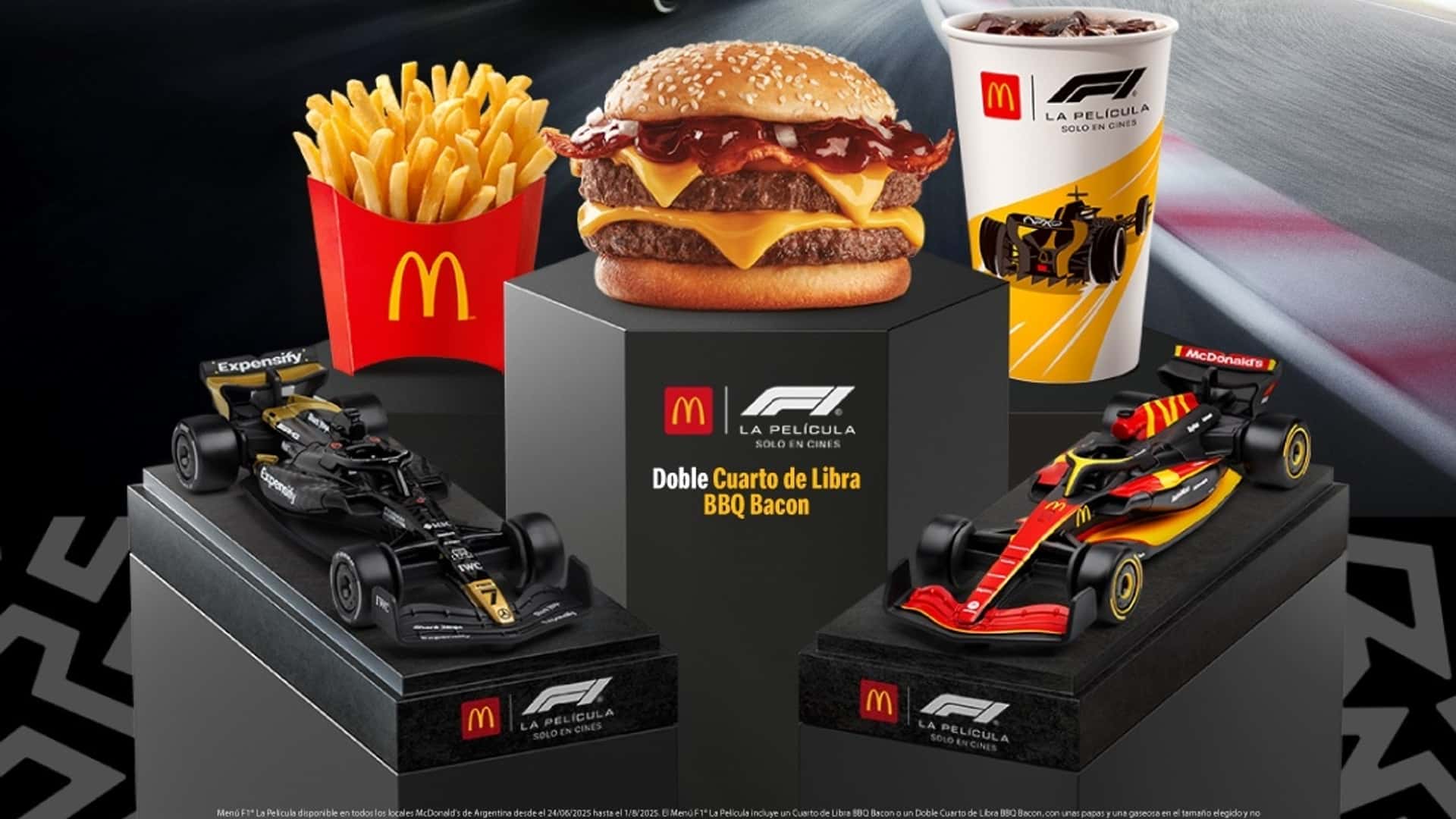 Lanzamiento: "Menú Fórmula 1" (McDonald's)
