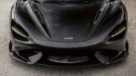 McLaren 765LT In Two-Tone Fade Wrap Plus Vossen Wheels Looks Wild