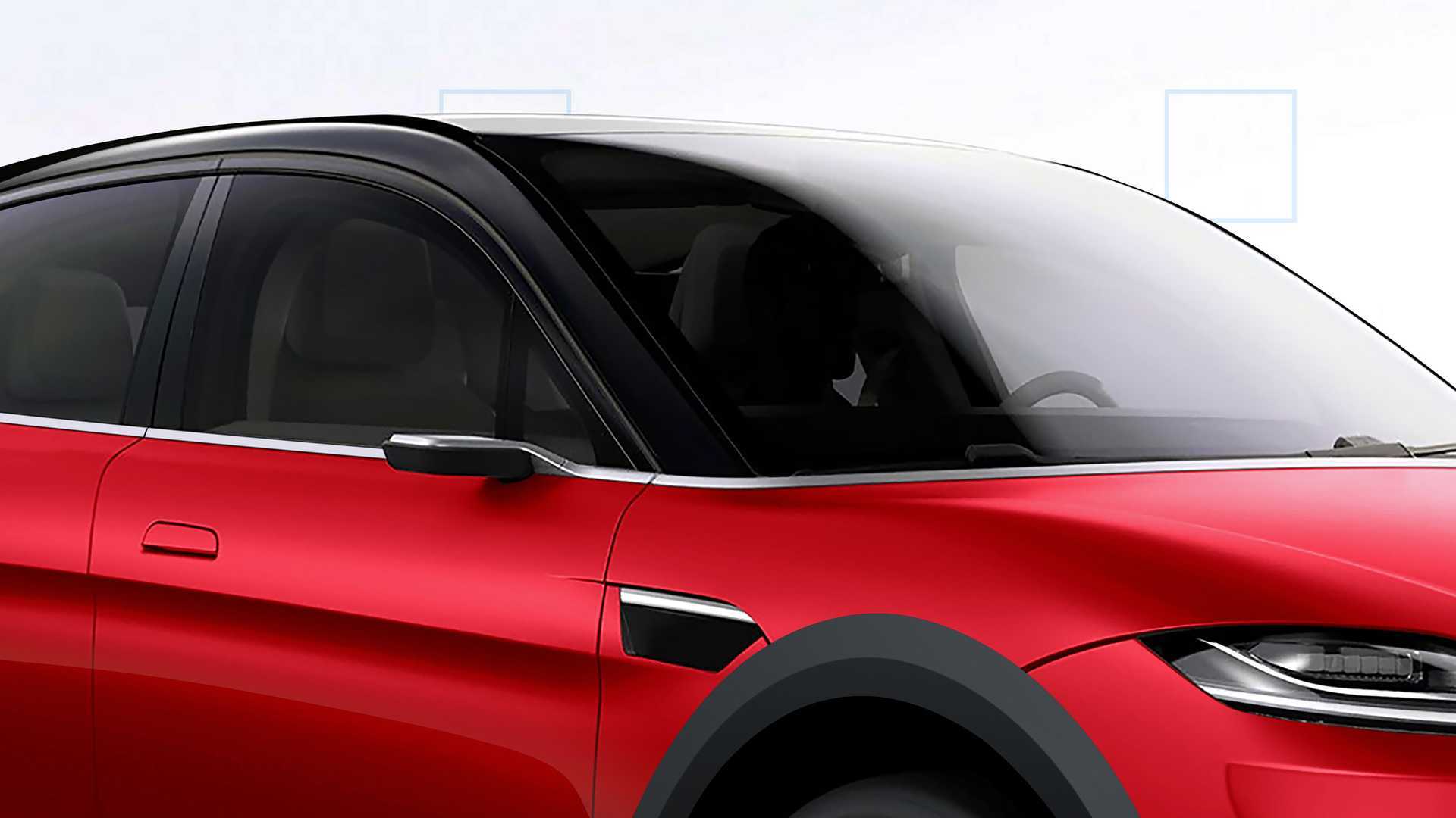 Este render del Sony Vision-S SUV muestra su elegante diseño