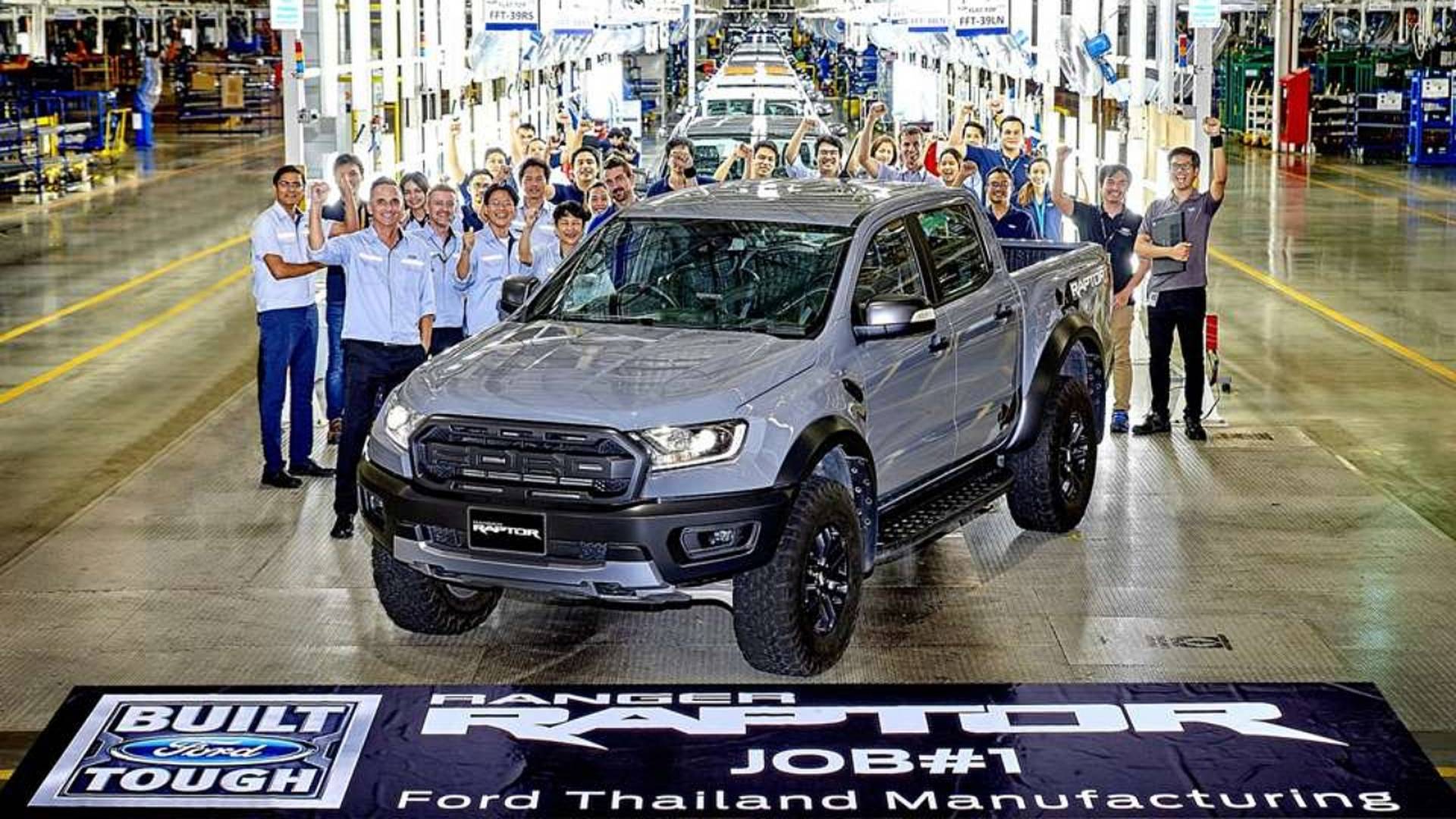 Ford inicia produção em série da Ranger Raptor na Tailândia