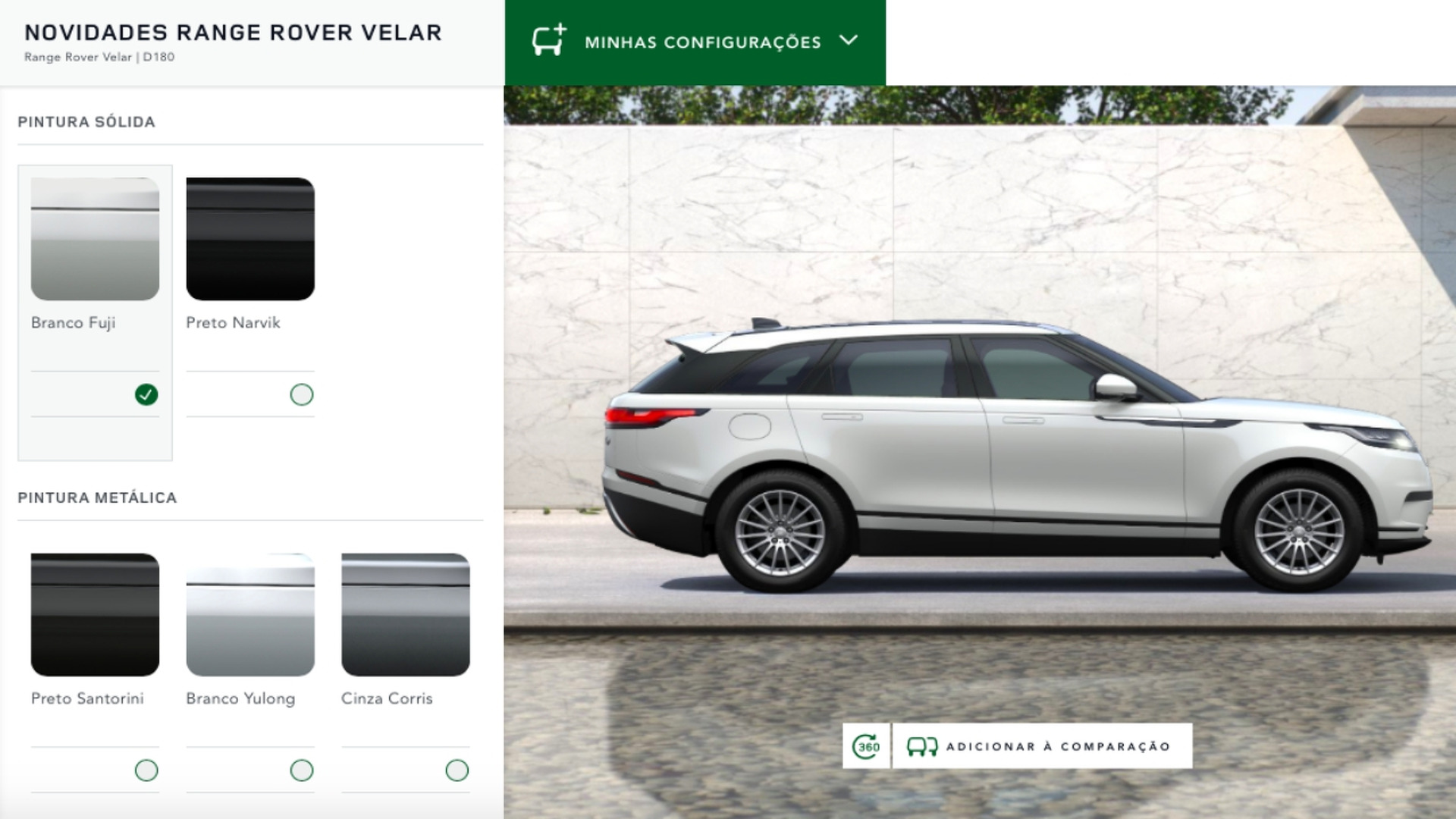 Novo Range Rover Velar chegará ao Brasil em três versões