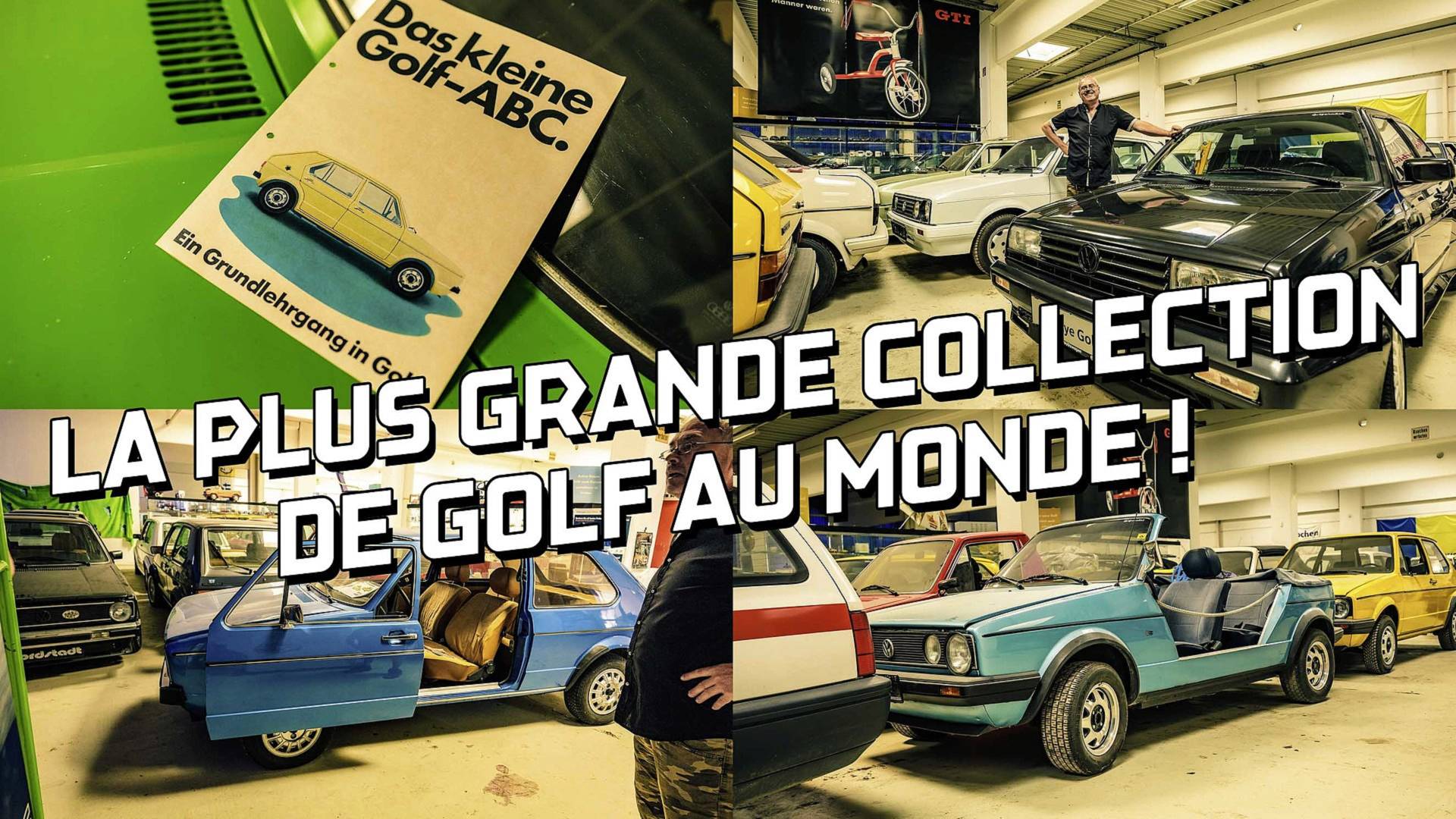 DIAPORAMA - Voici la plus grande collection de Volkswagen Golf au monde