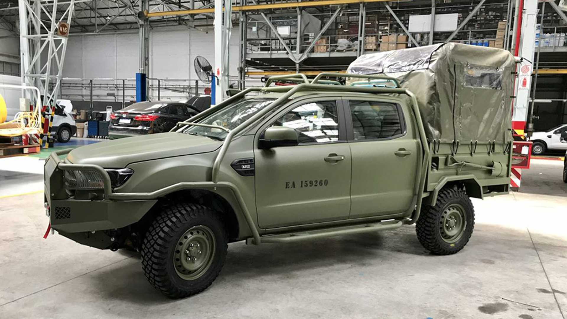 Ford Ranger vira veículo militar na Argentina