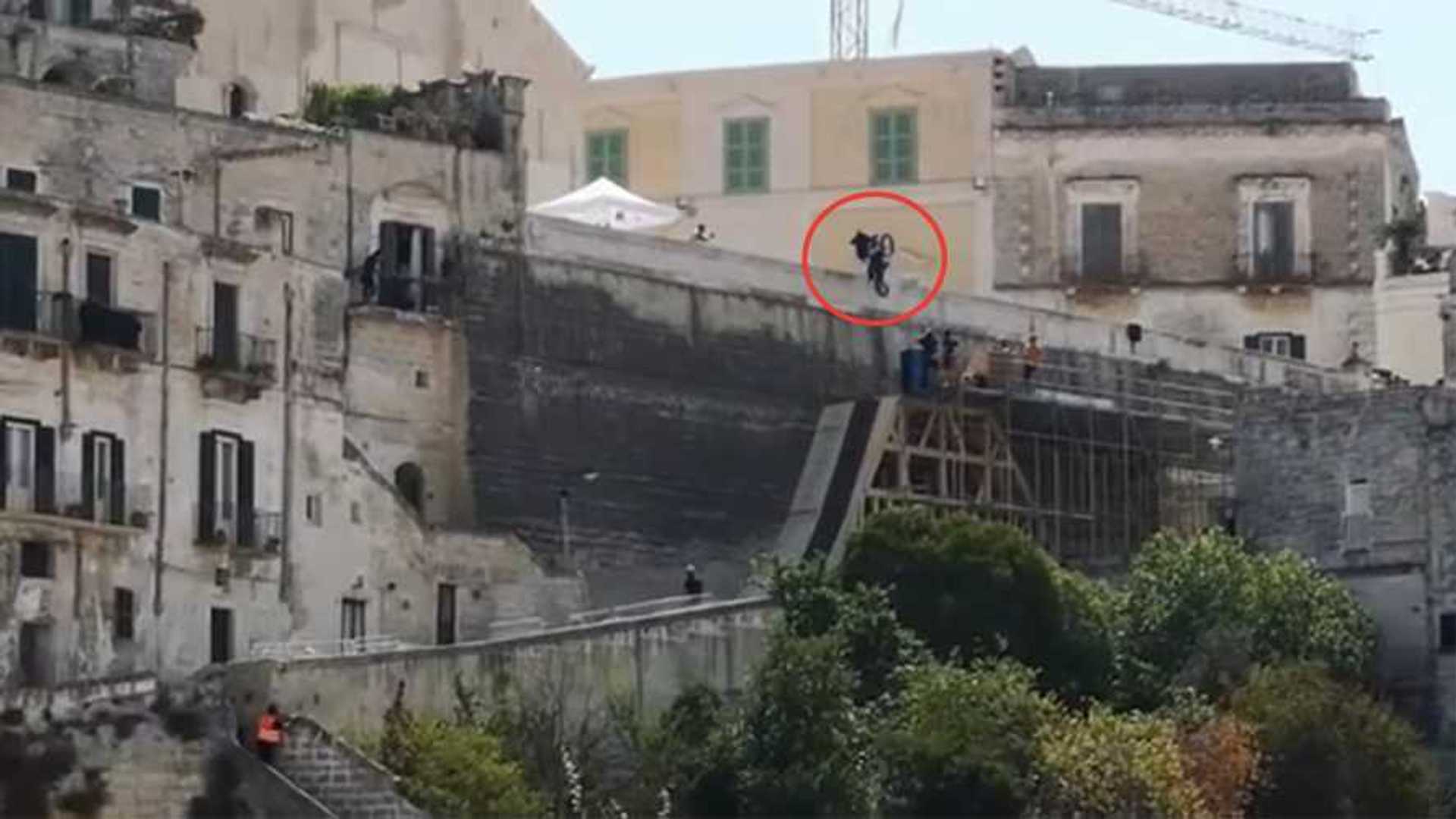 Here’s A Look Behind The Scenes Of The New James Bond Bike Jump