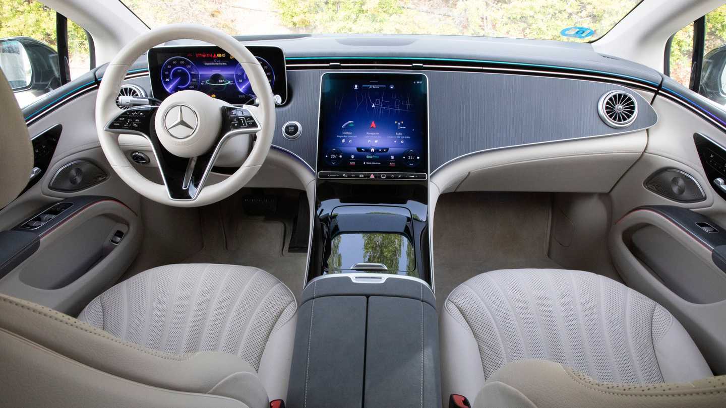 Prueba Mercedes-Benz EQS 450+ 2022: limusina eléctrica