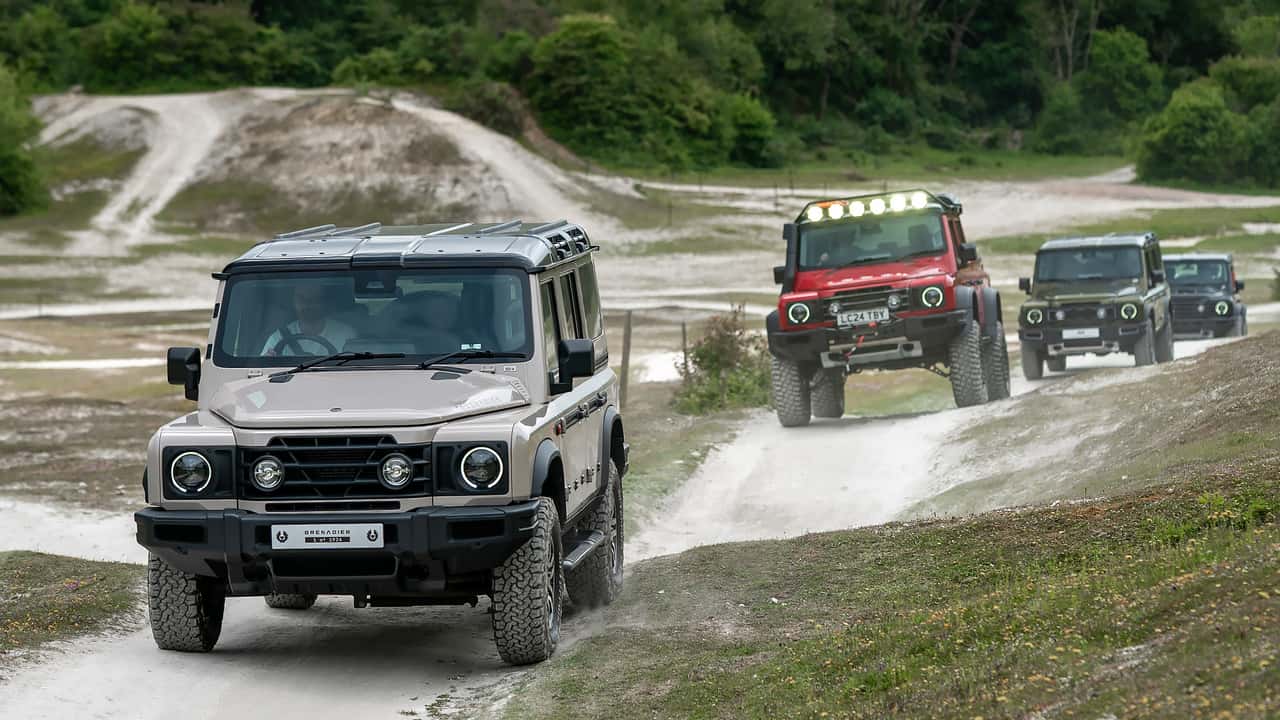 Ineos presents five daring Grenadiers at Goodwood