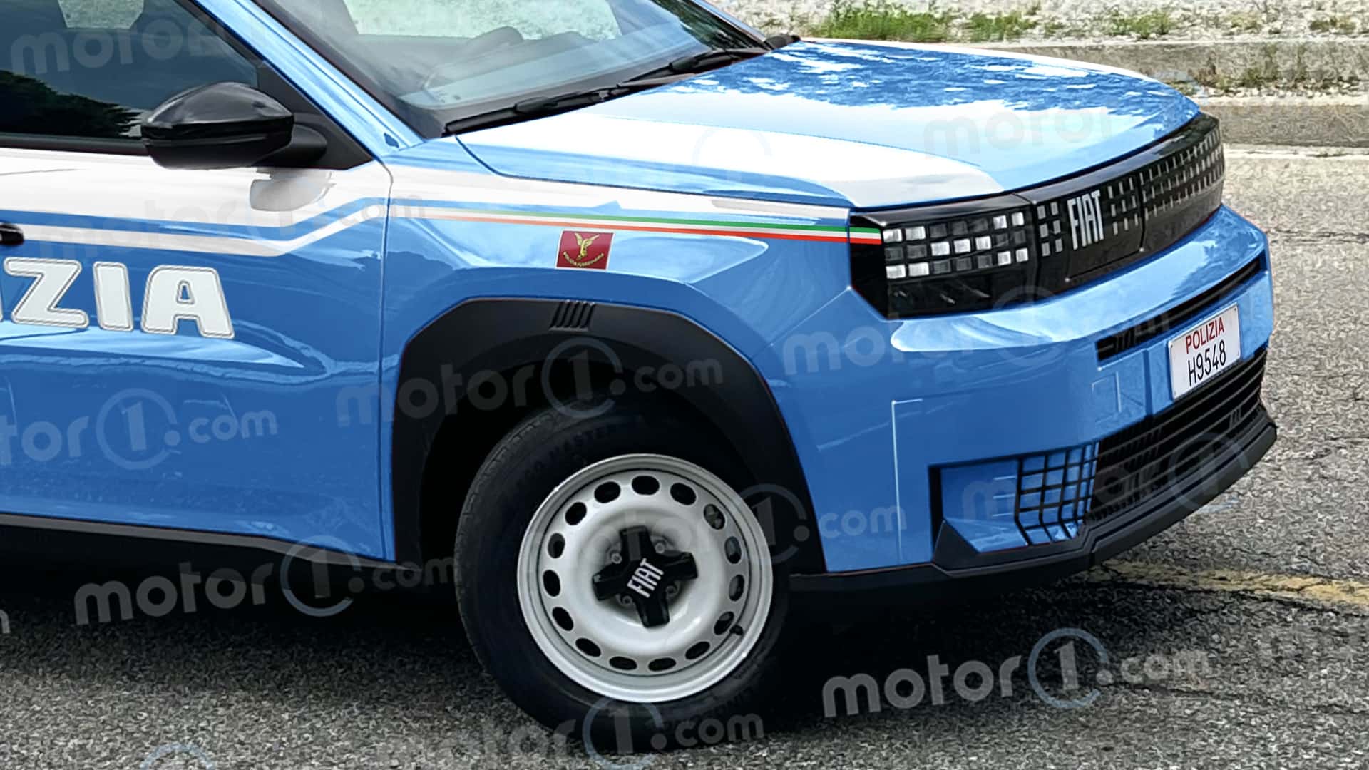 Fiat Grande Panda : les couleurs de la police pourraient ressembler à ceci
