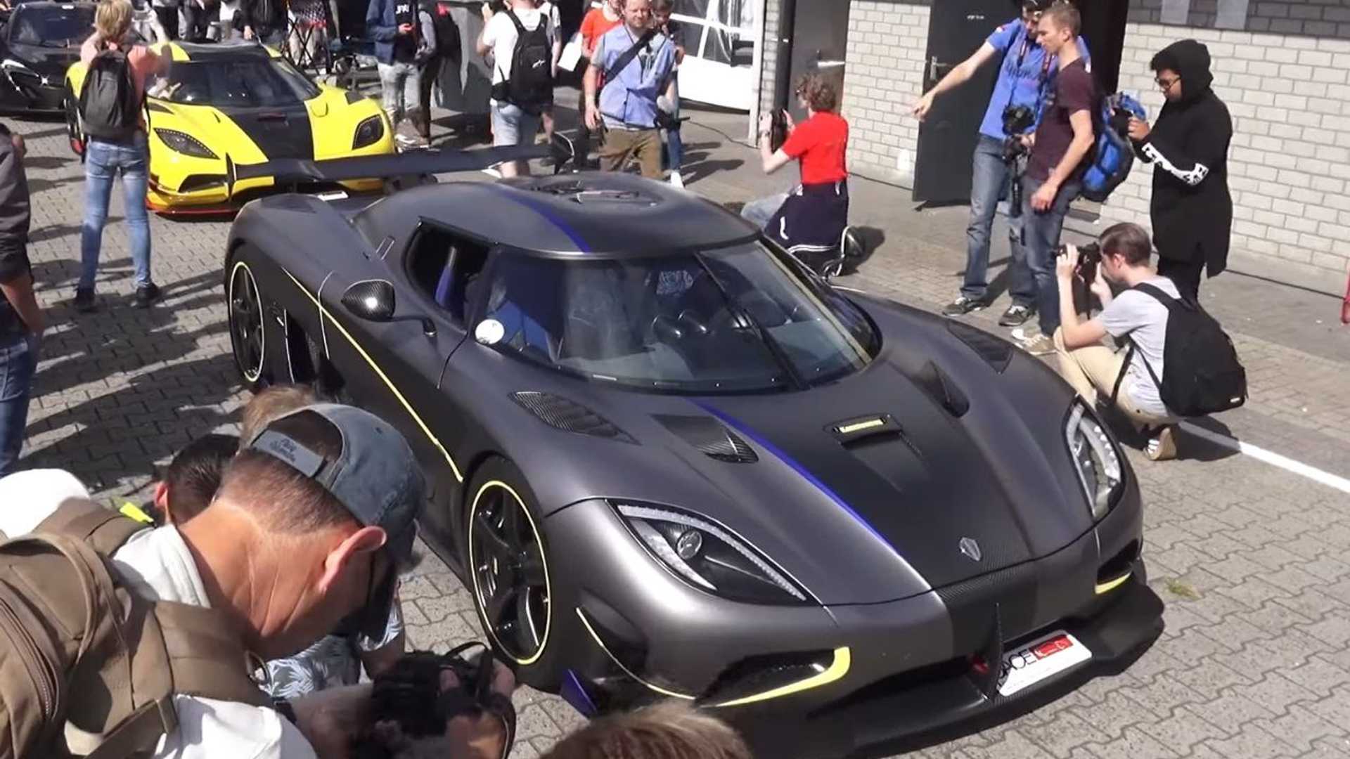 Original Koenigsegg Agera RS Prototype Revs Loud and Proud