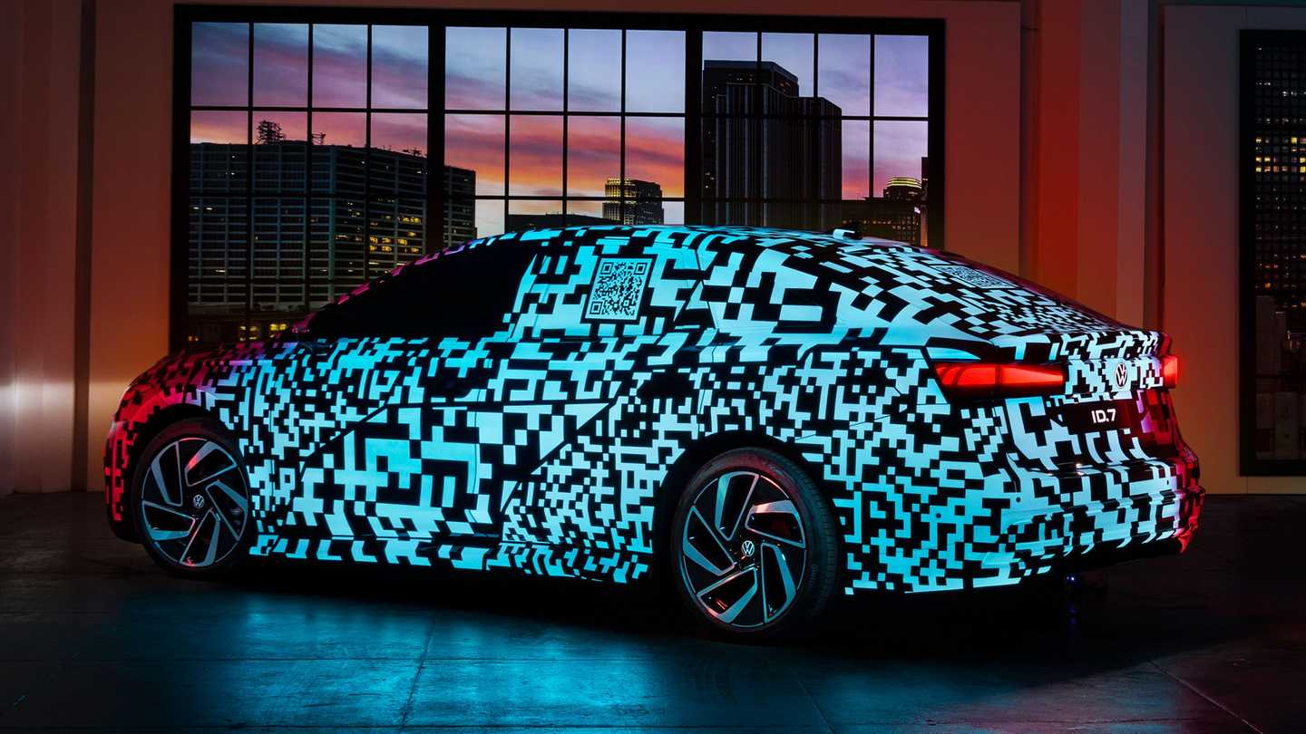 Volkswagen ID.7 Electric Sedan Debuts At CES, Destined For US