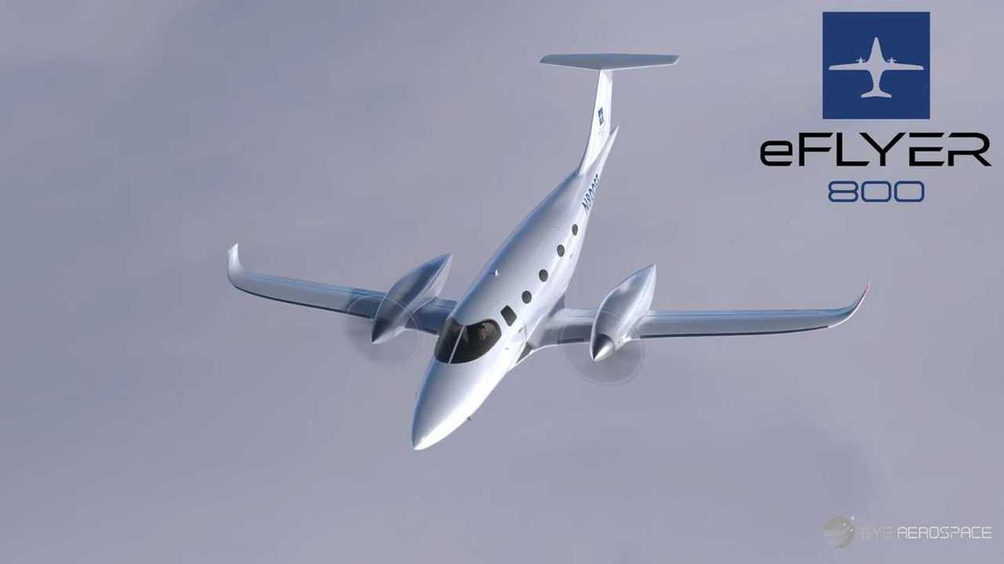 Bye Aerospace Develops 8-Seat eFlyer 800 Electric Aircraft