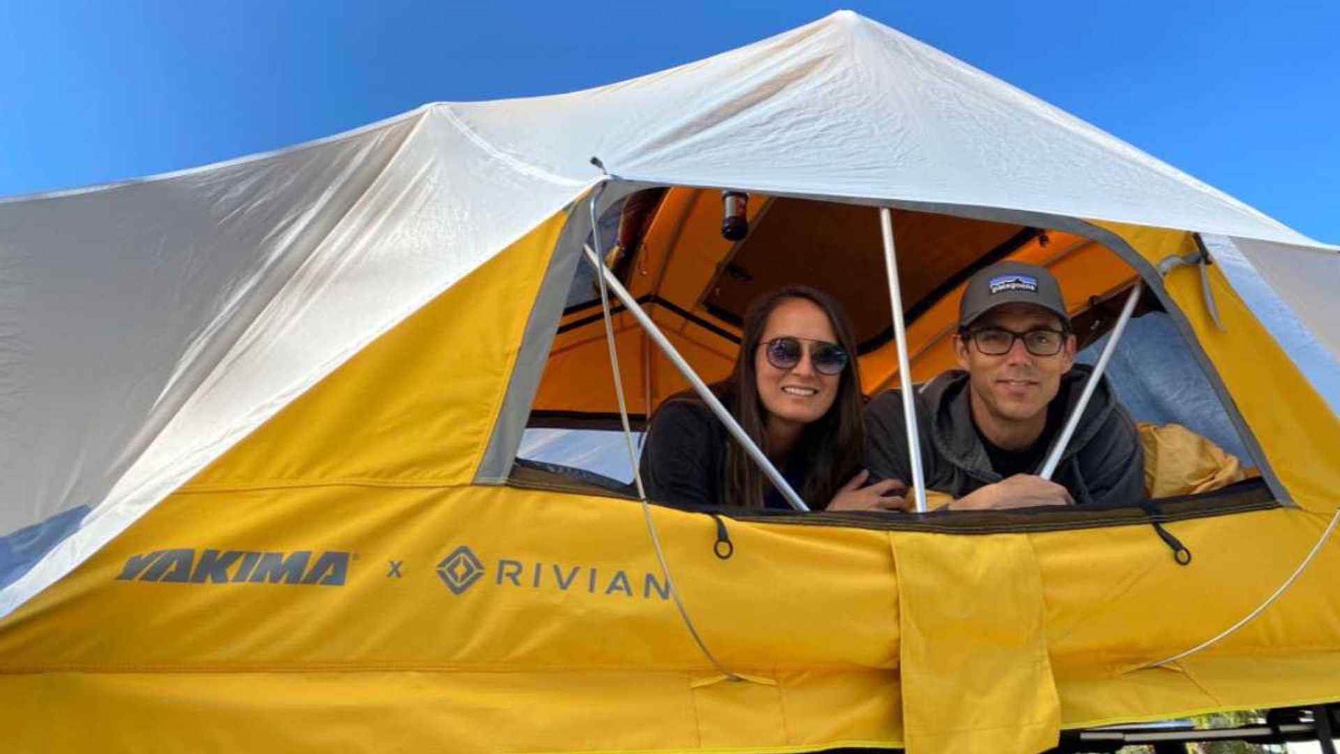 Rivian And Yakima Look To Be Collaborating On Camping Gear