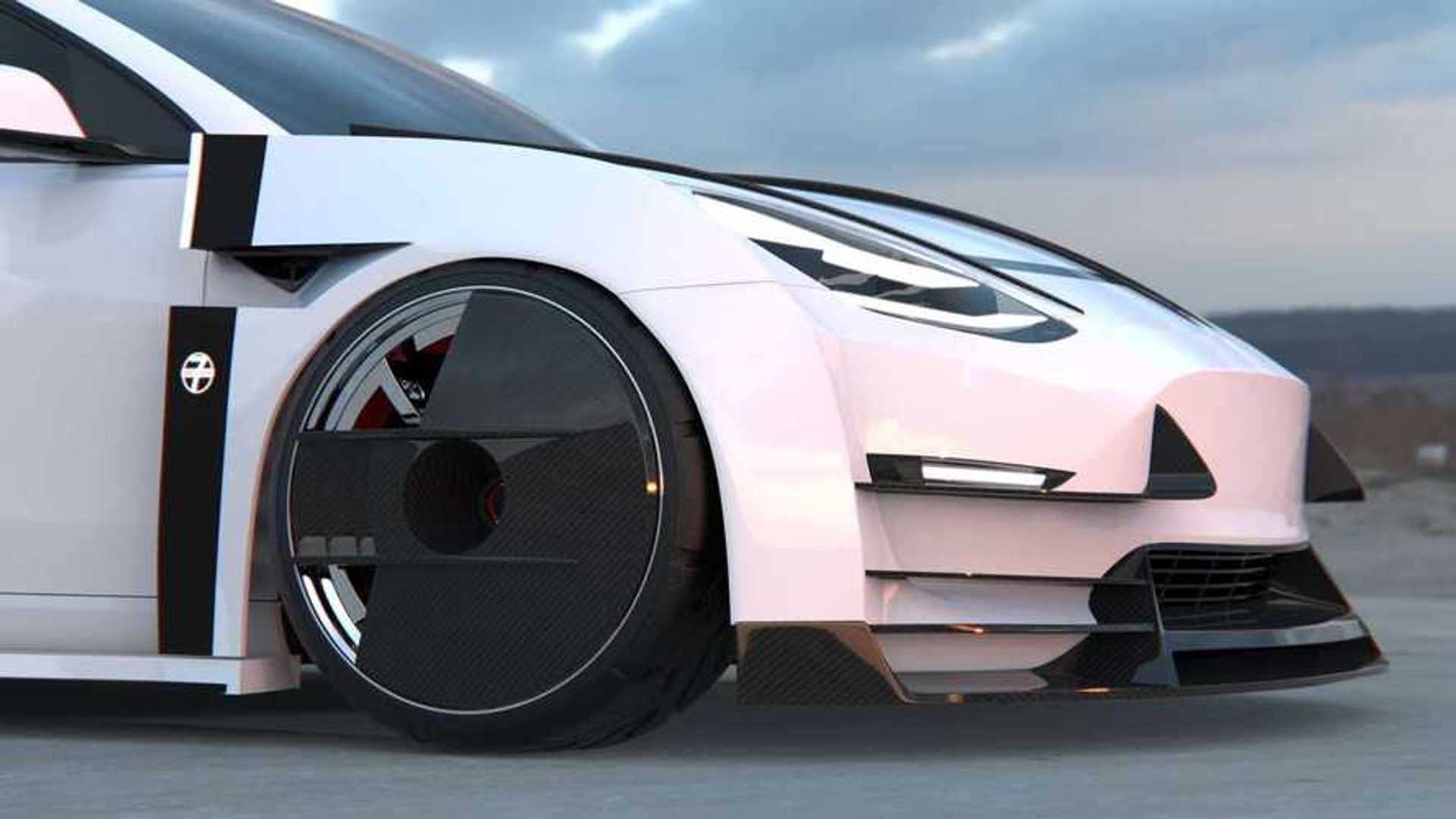 Tesla Model 3, il tuning estremo per la berlina elettrica