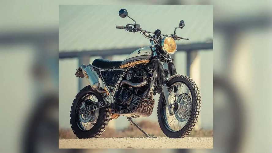 Custom Suzuki DR 800 S Big Finds New Life As A Scrambler