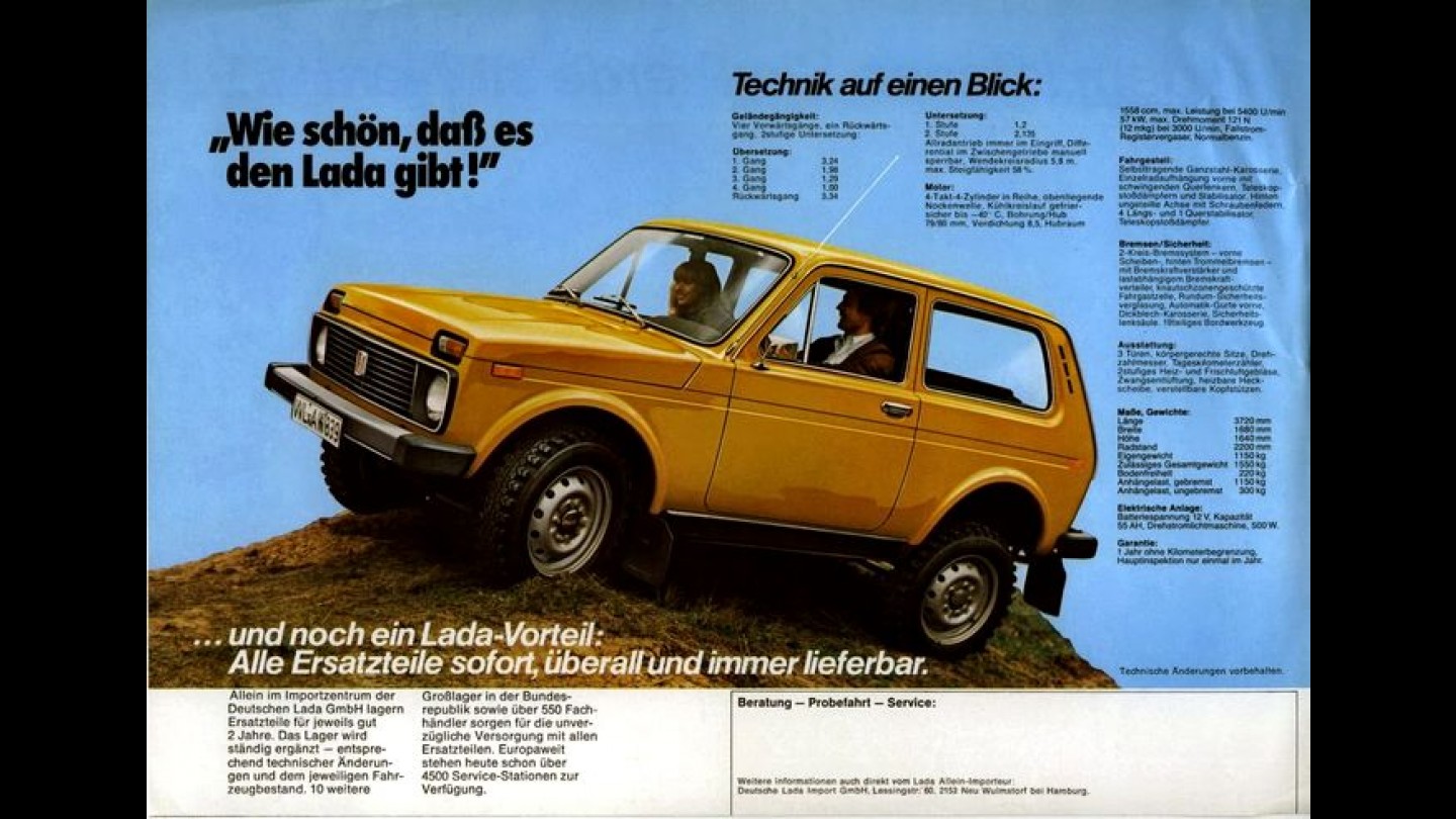 Carros para sempre: Lada Niva, o jipe russo que atravessou mais de três ...