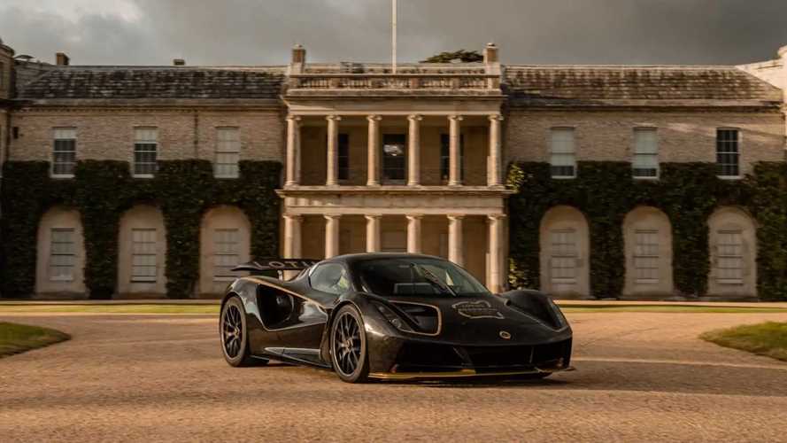Lotus shows off new Evija electric hypercar at Goodwood SpeedWeek