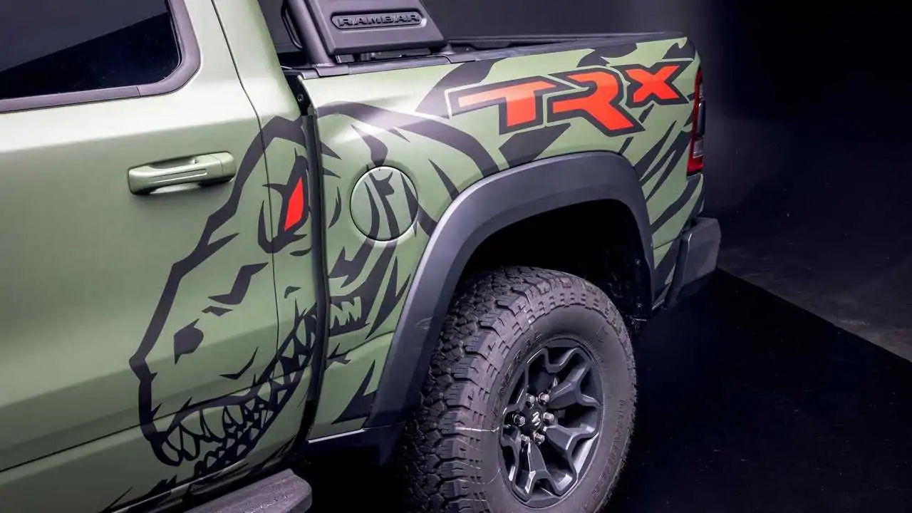 Dodge Ram 1500 TRX Bed Side Decals T-Rex Vinyl Sticker, 58% OFF