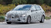 New Mercedes A-Class A45, saloon and new B-Class spied testing
