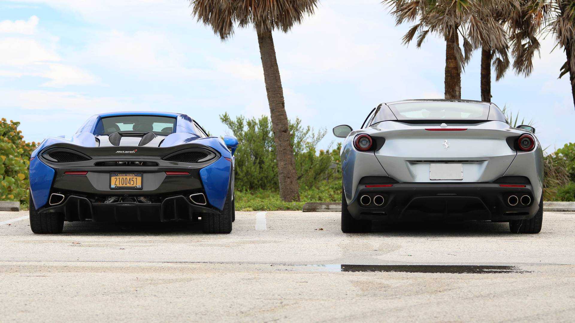 McLaren 570S Spider Vs. Ferrari Portofino: Made For Miami