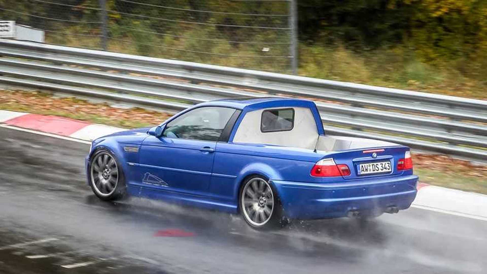 ¿Un BMW M3 E46 pick-up? ¿En Nürburgring? Ver para creer...