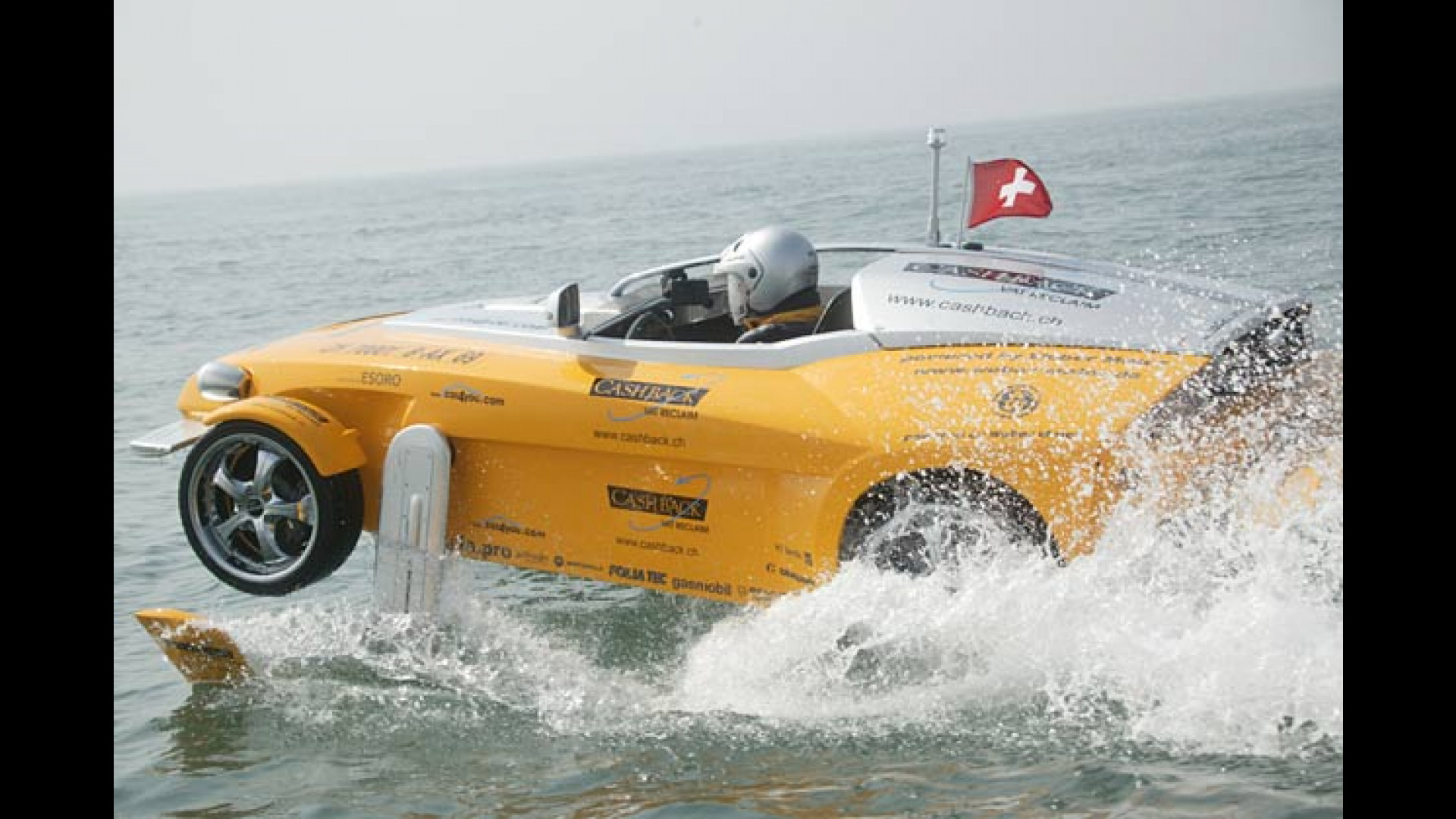Rinspeed Splash: Hochsee-Auto mit Schwimmflügeln