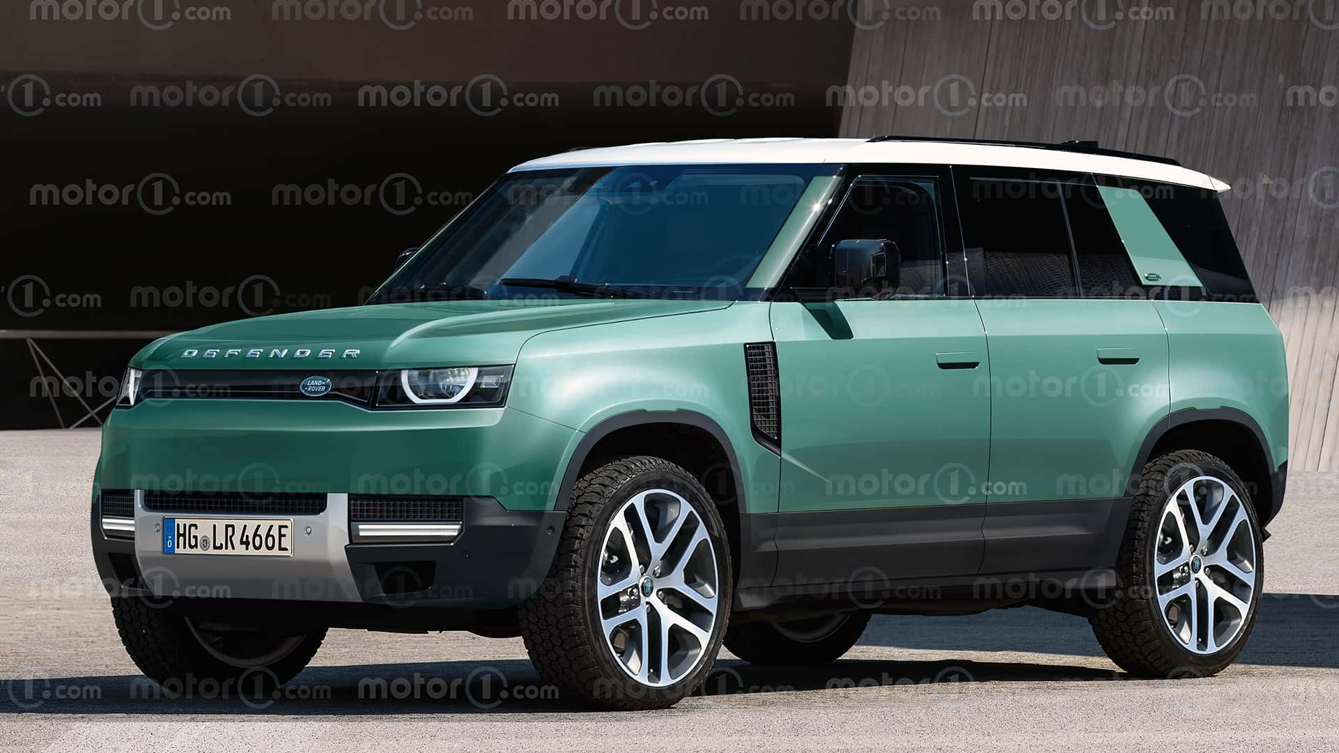Bilder: Land Rover Defender Sport (2027), das Rendering von Motor1.com ...