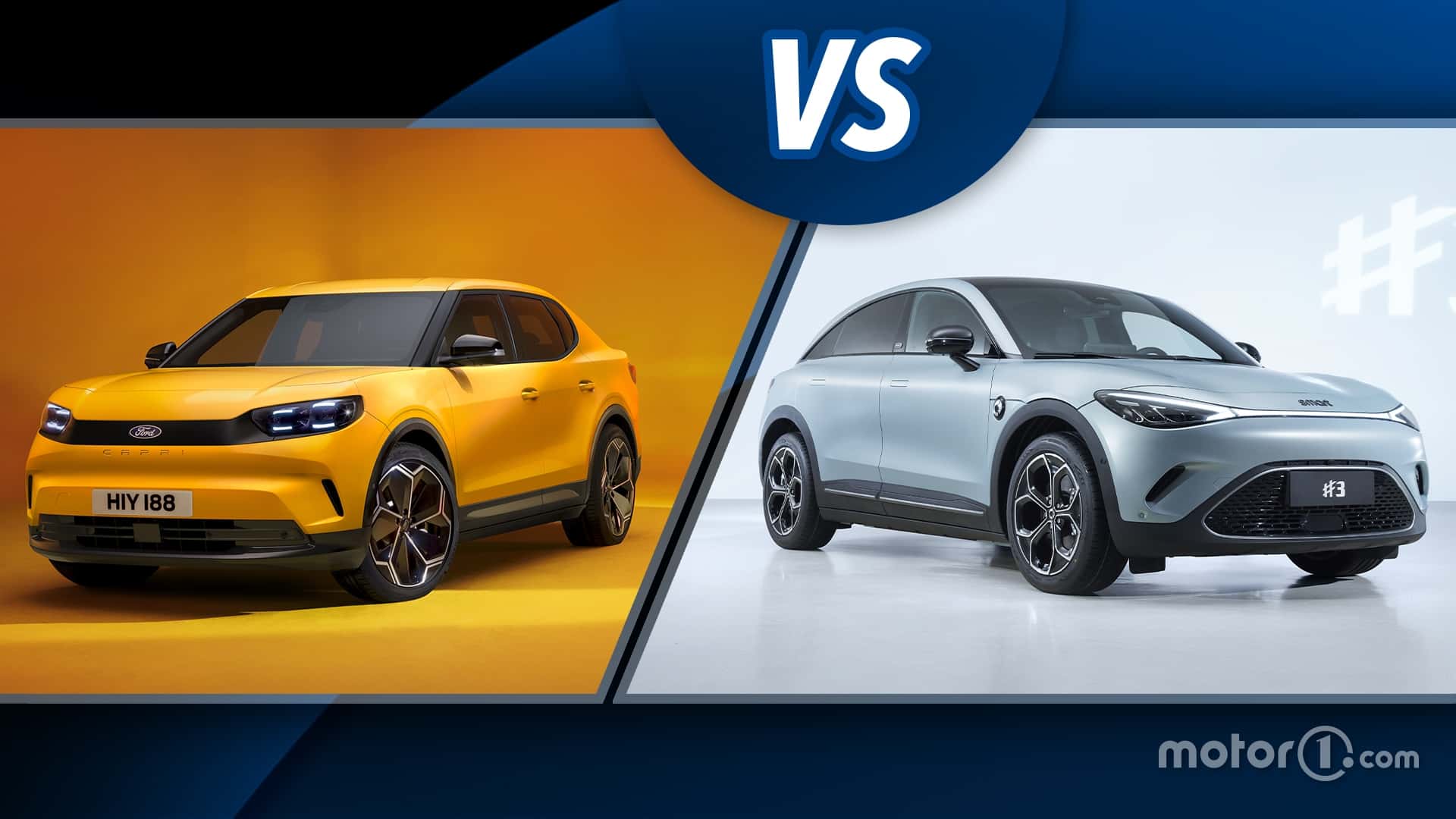 Ford Capri vs. smart #3: comparativa de SUV coupé eléctricos