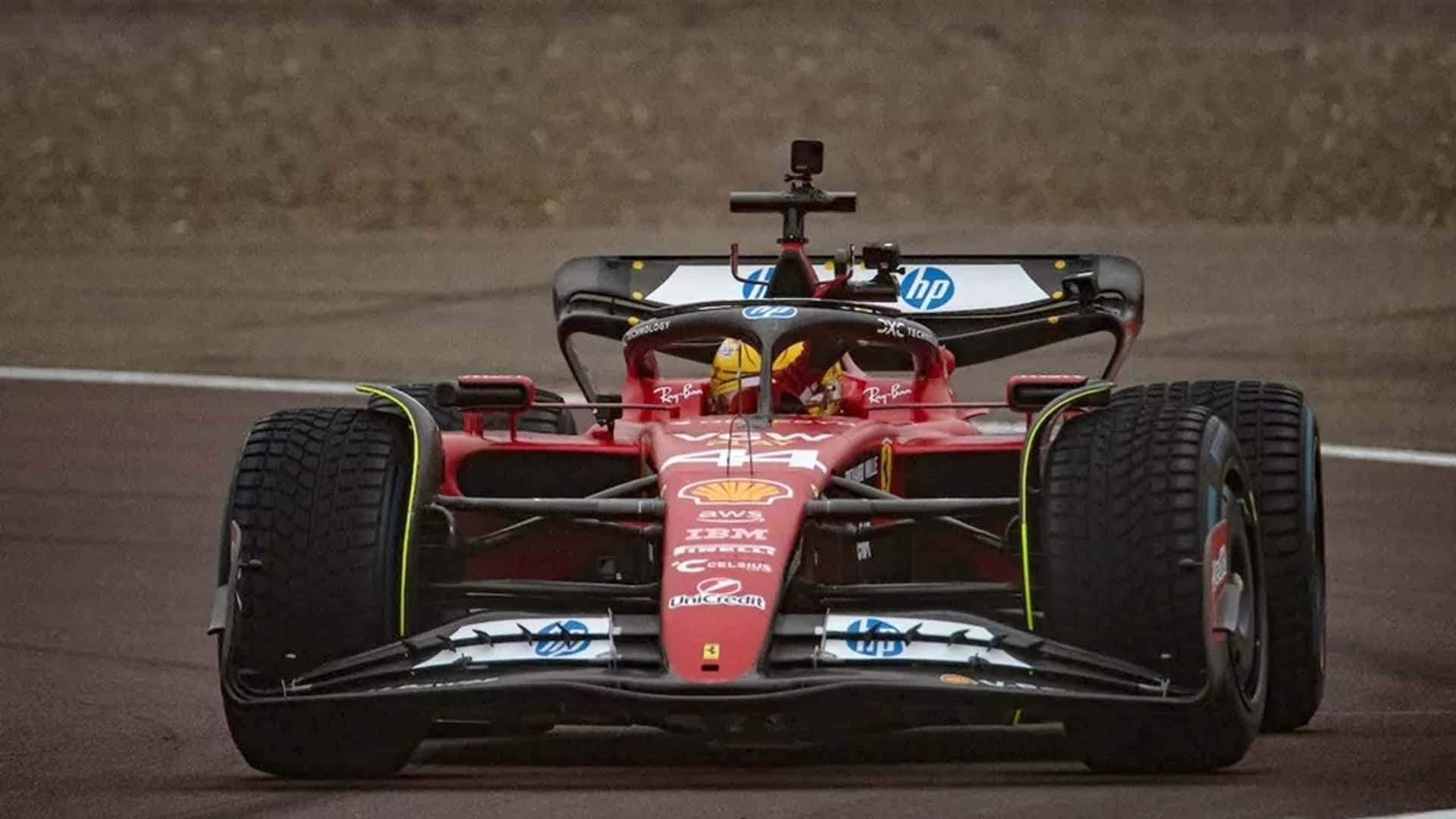 Lewis Hamilton a fait ses premiers tours de roue dans une Ferrari à Fiorano