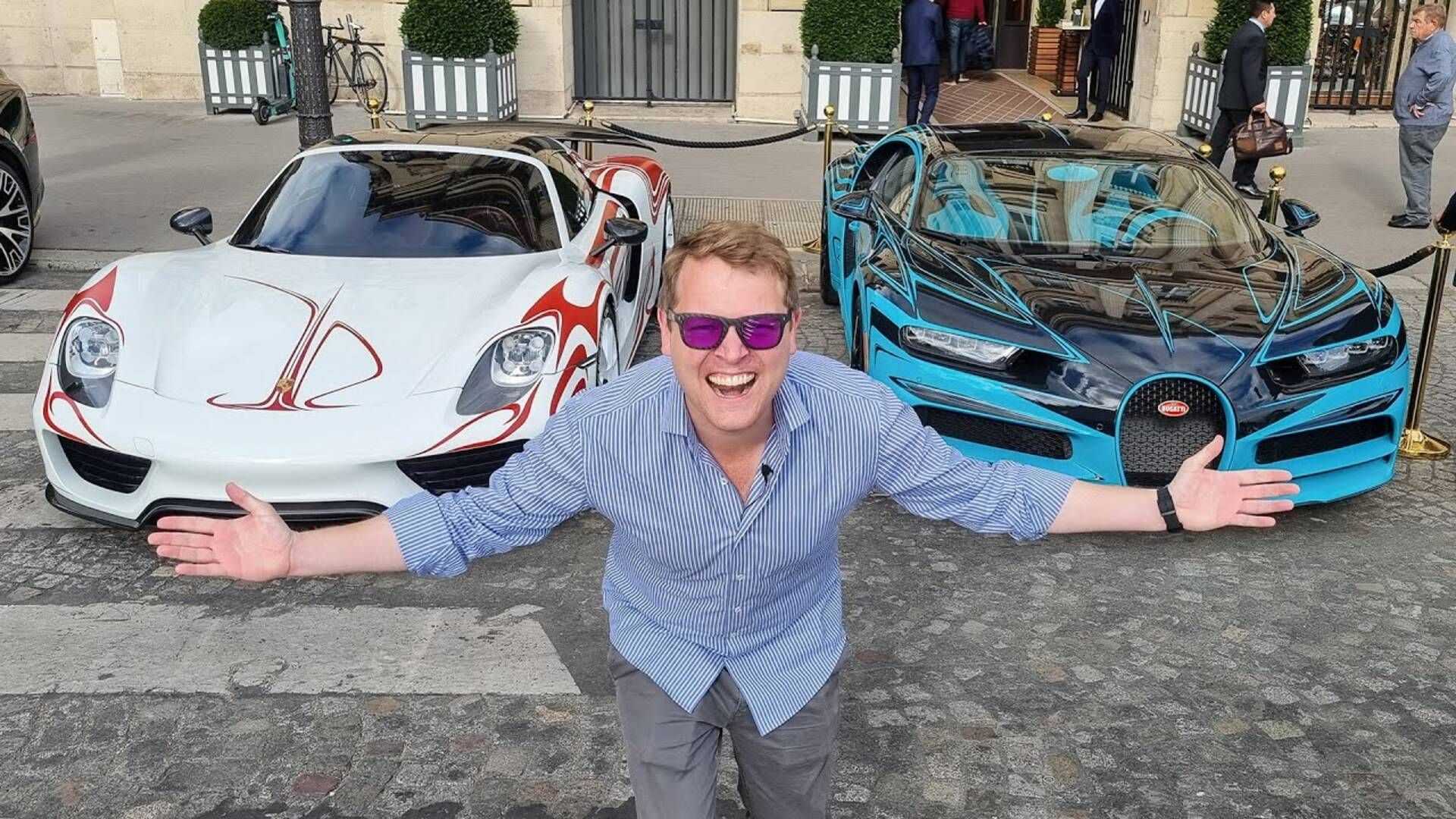 Vidéo - La Bugatti Chiron "Zebra" vue à Paris