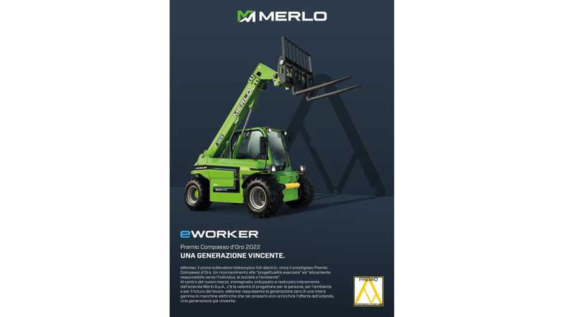 Merlo eWorker: vince il Compasso d'Oro ADI 2022