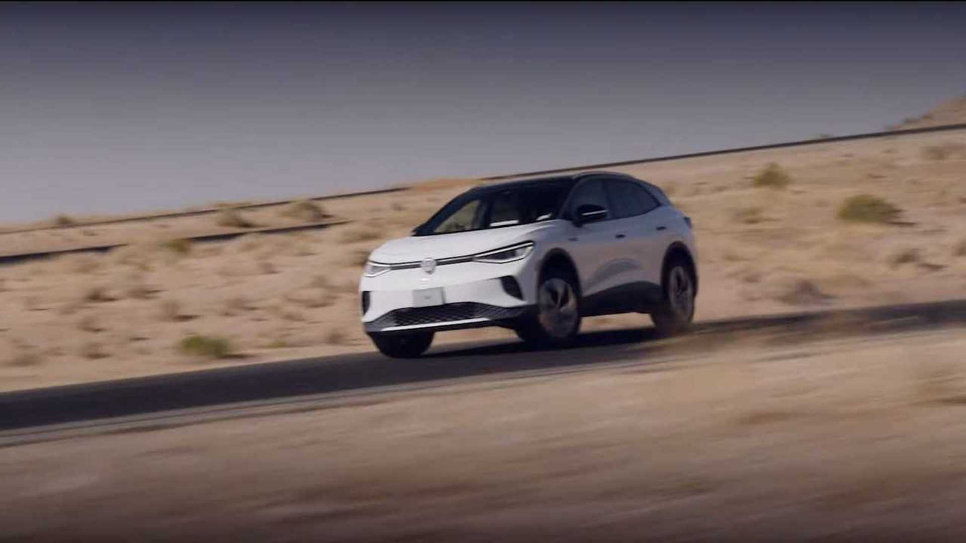 Volkswagen ID.4 de pré-produção na pista - InsideEVs Brasil Fotos