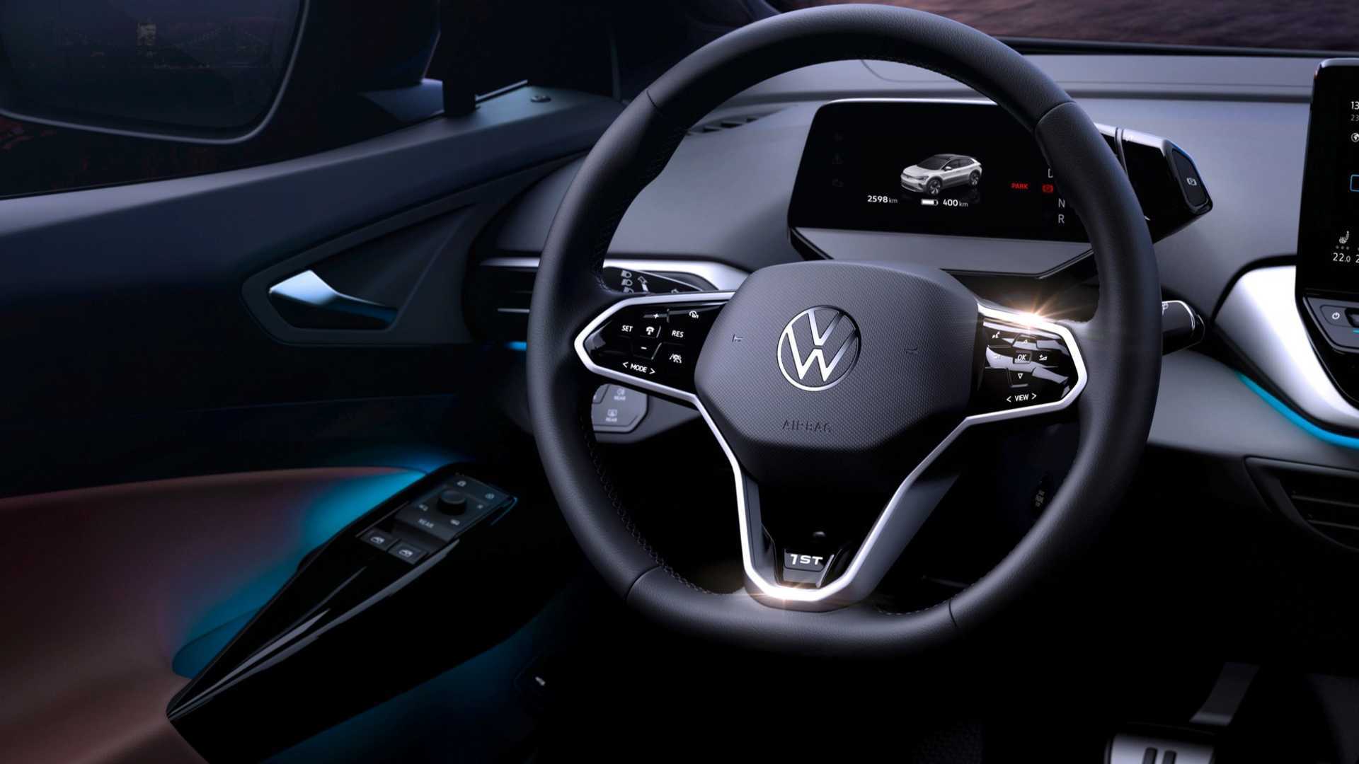 Volkswagen ID.4: Erste Bilder vom Cockpit des Elektro-SUVs