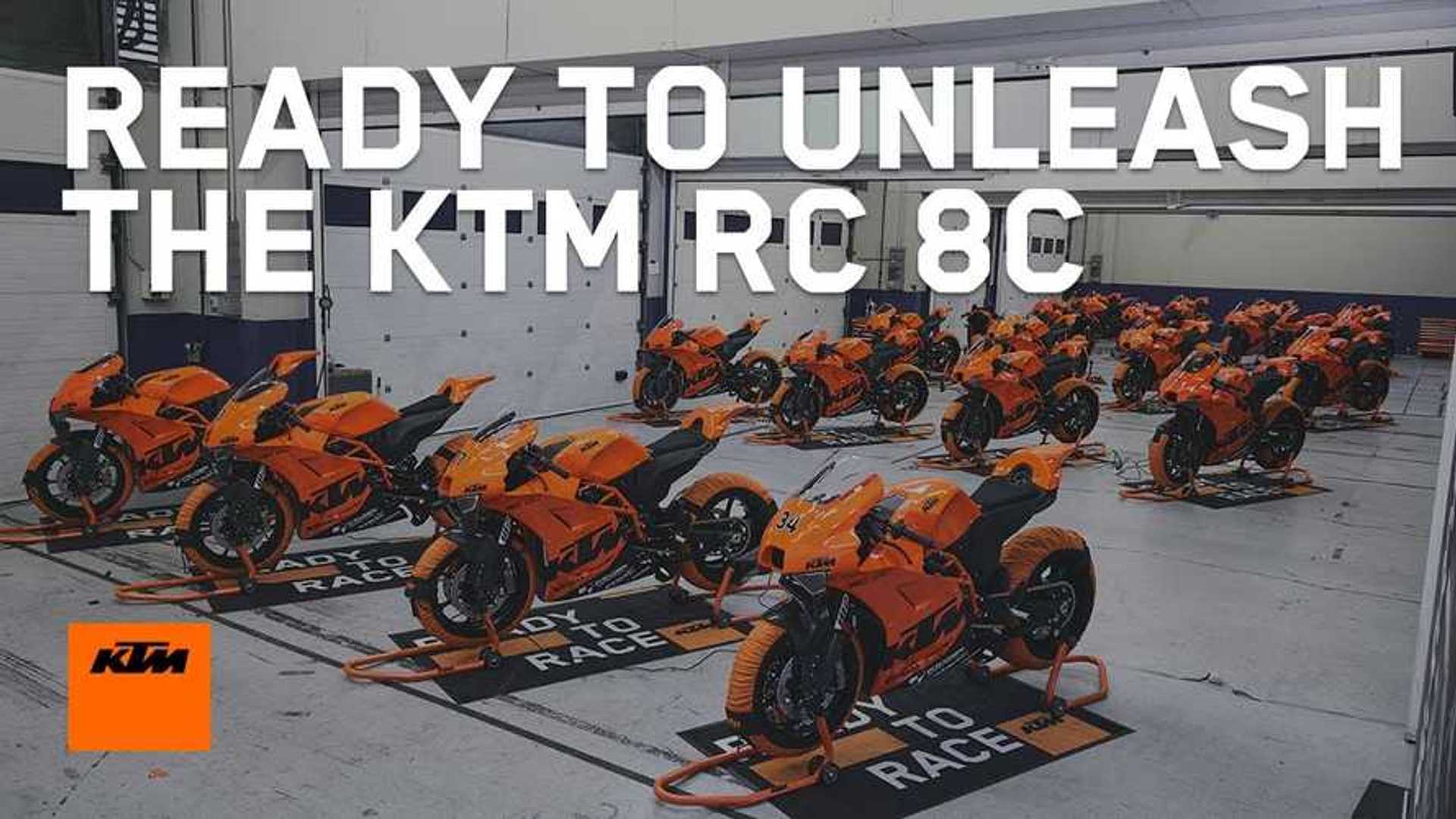 KTM Delivers First 25 Ultra-Limited RC 8C Sportbikes To Customers