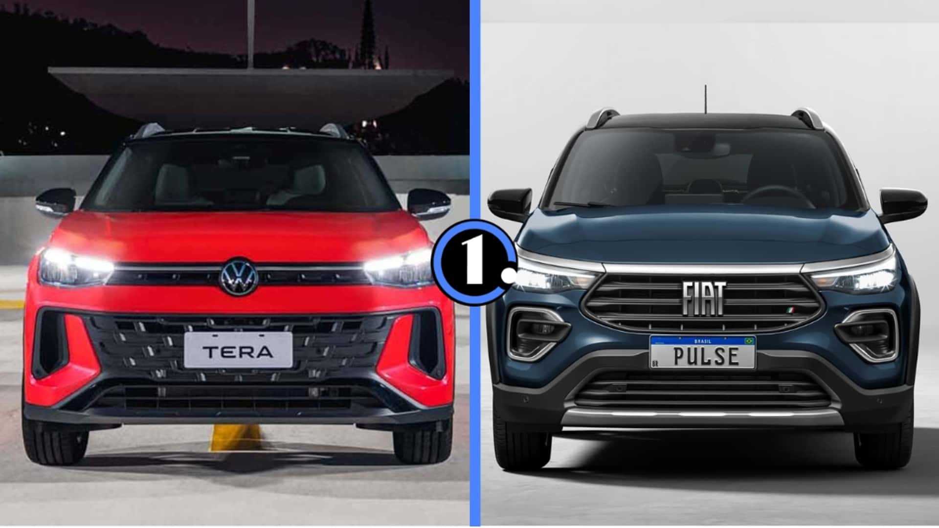 VW Tera vs. Fiat Pulse: compare em imagens os dois novos SUVs