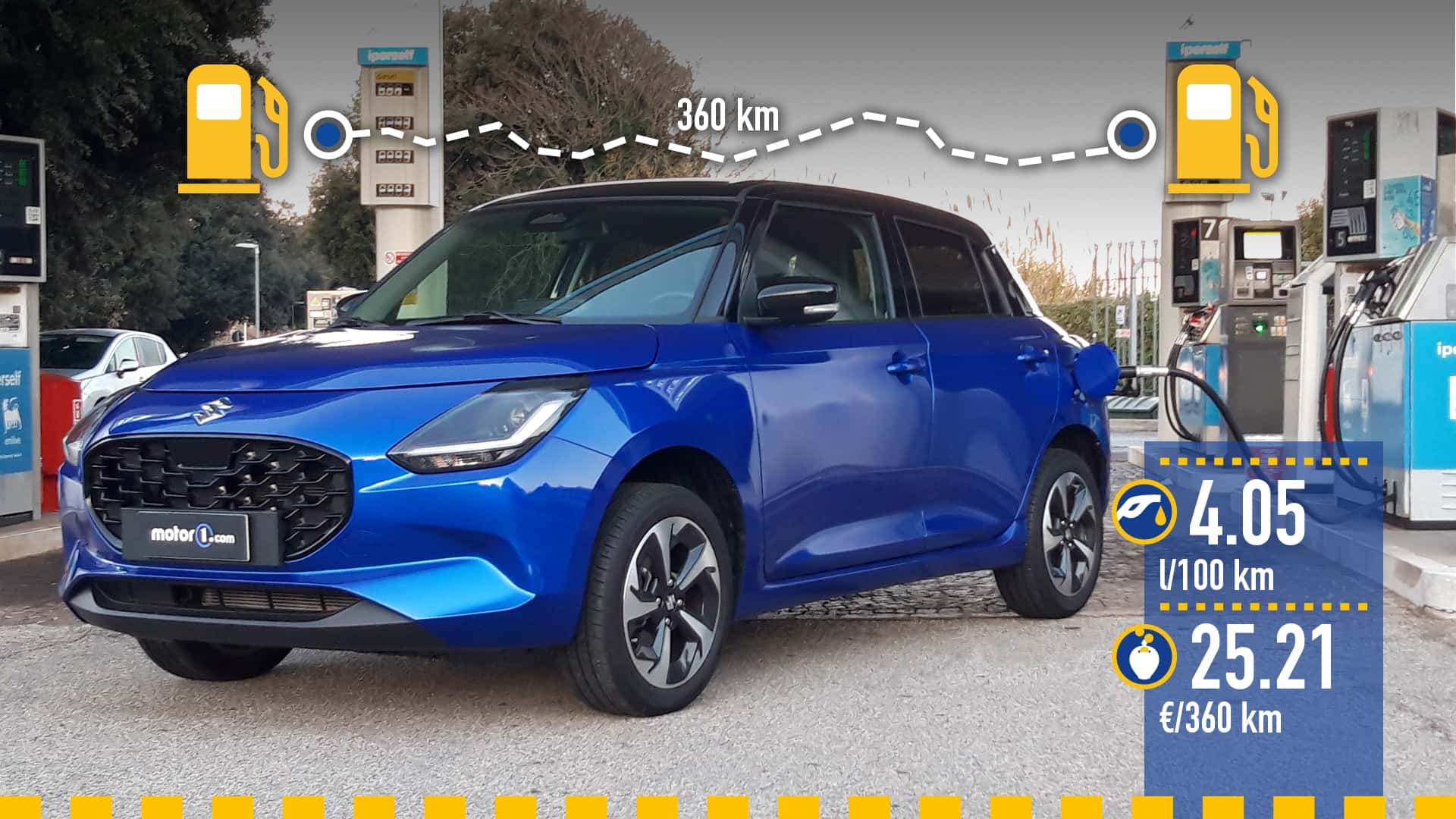 Suzuki Swift mild hybrid 4WD (2026), la prova dei consumi reali