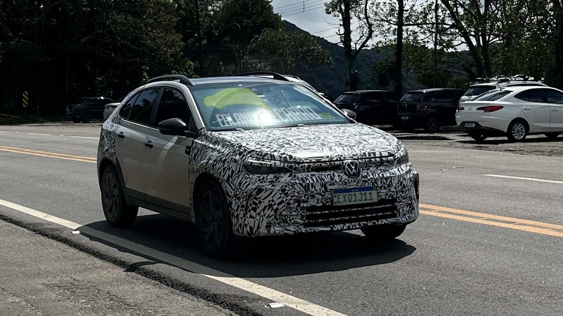 Flagra: VW Nivus GTS terá rodas maiores e acabamento exclusivo