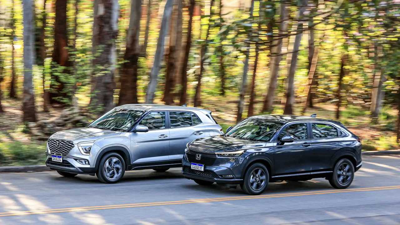 Comparativo Honda HR-V EXL vs. Hyundai Creta Platinum: Novos velhos conhecidos