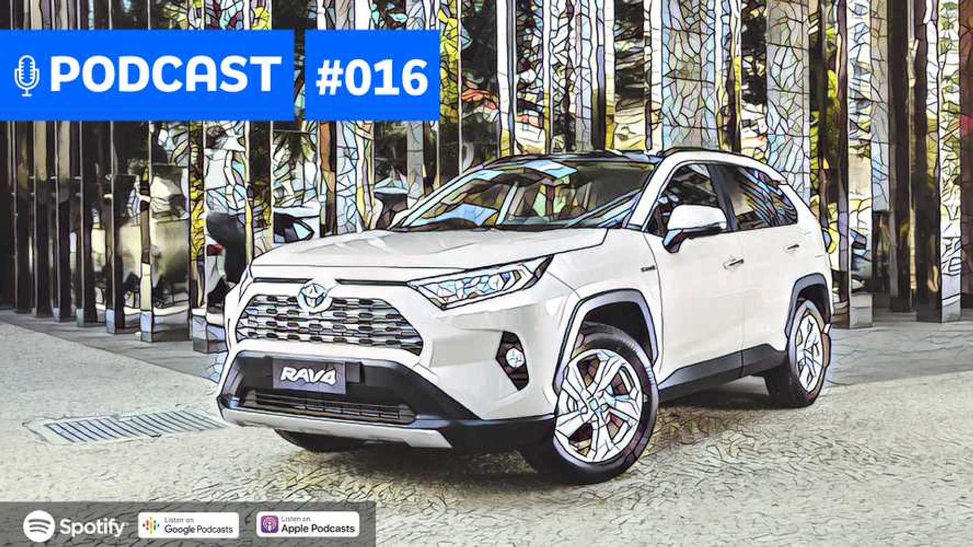 Motor1.com Podcast #16: Novos Fiat e Jeep turbo, RAV4 híbrido