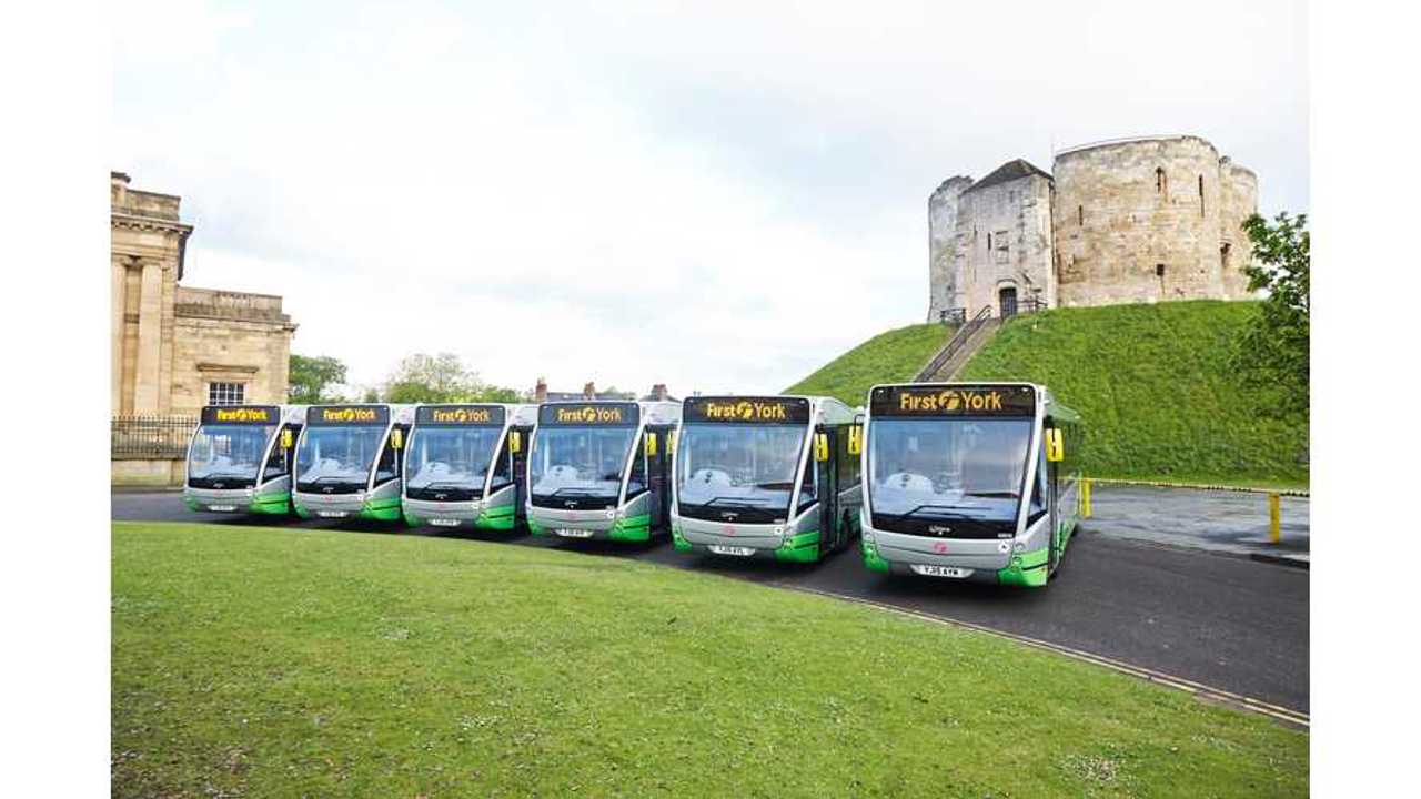 York Gets Six Optare Versa Electric Buses