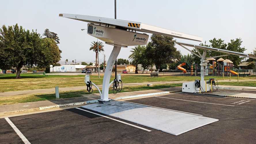 Electrify America Opens 8 Solar-Powered Charging Stations; 22 More To Come