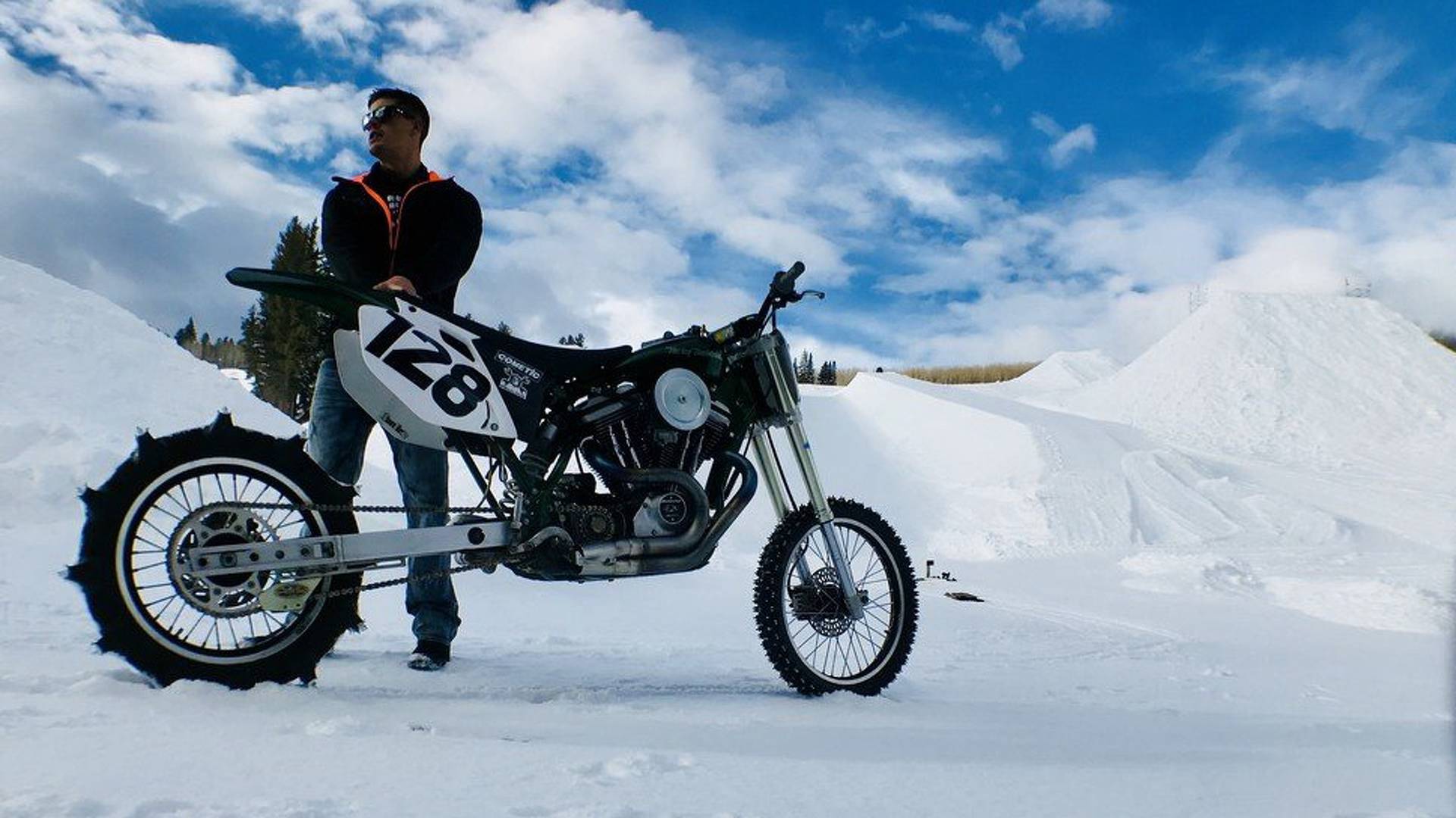 Harley-Davidson se inventa una competición sobre nieve en los X Games