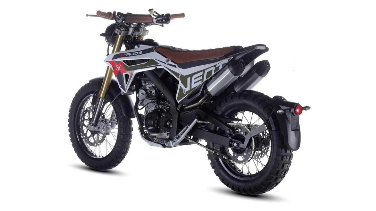 Vent’s New X-Rude 125 Is An Enduro-Based Neo-Retro Scrambler