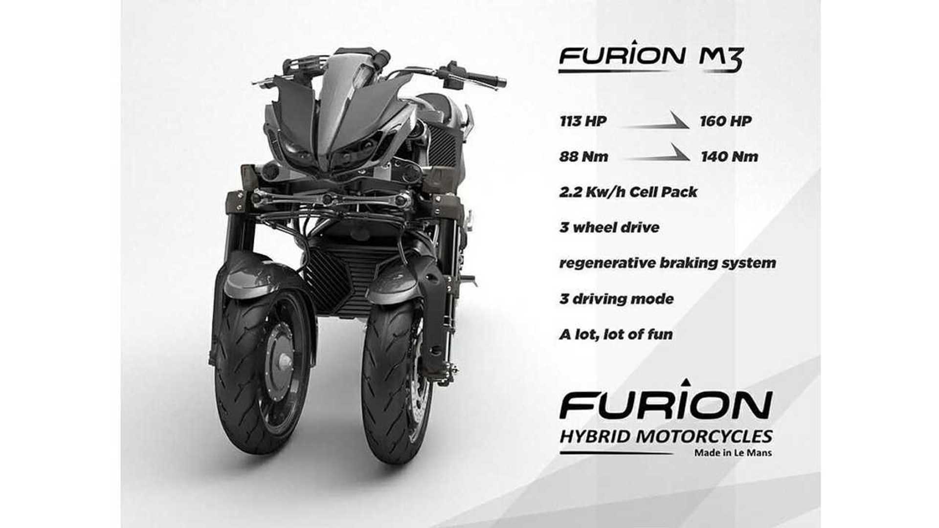 Furion Wants To Electrify A Yamaha Niken For Its Latest Concept