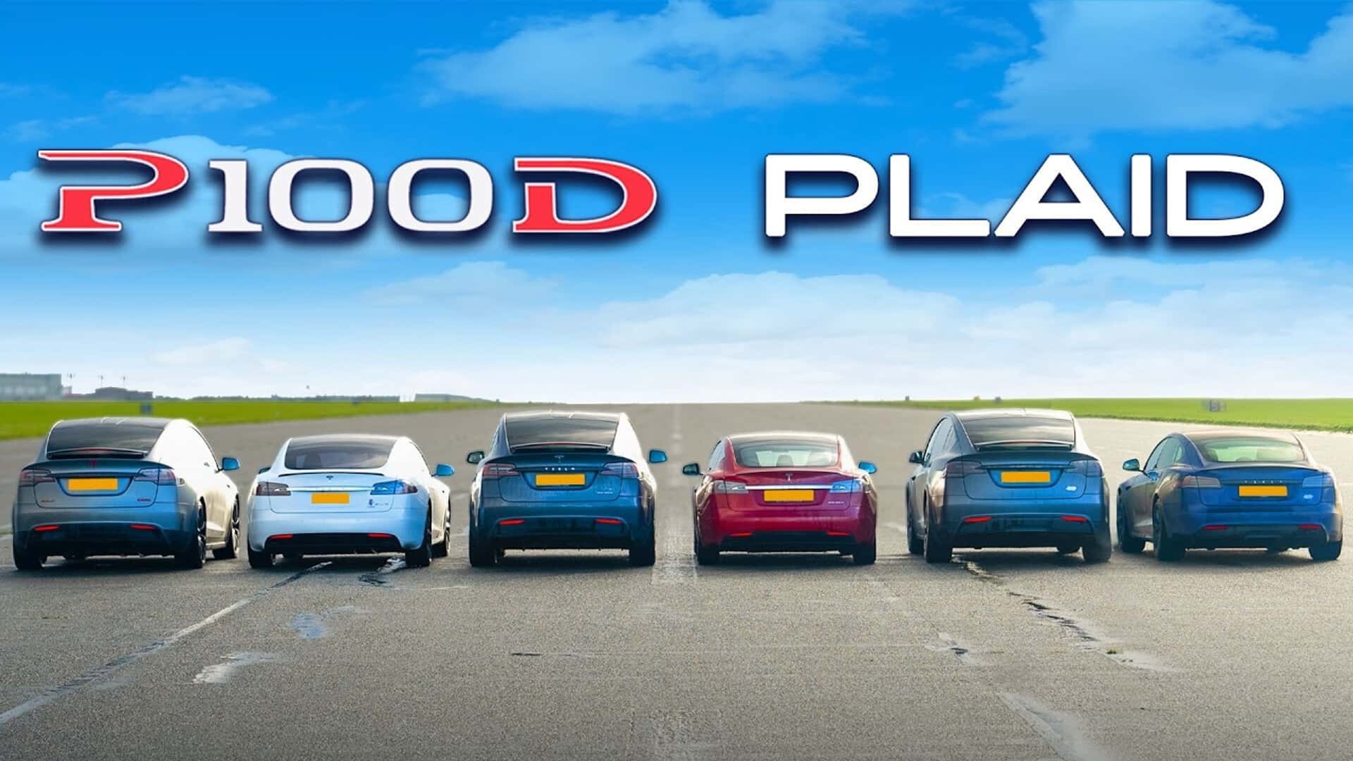 Ultimate Tesla Drag Race Features Every Performance Version Of Model S ...