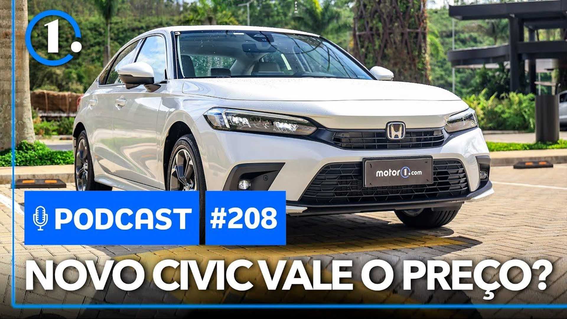 Motor1.com Podcast 208: Novo Honda Civic Híbrido vale o preço?