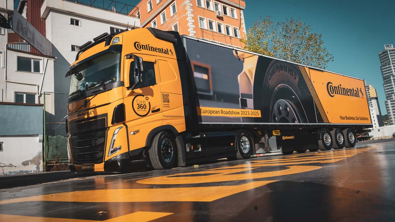35 ülkeyi gezecek Continental Road Show Tırı Türkiye'de!