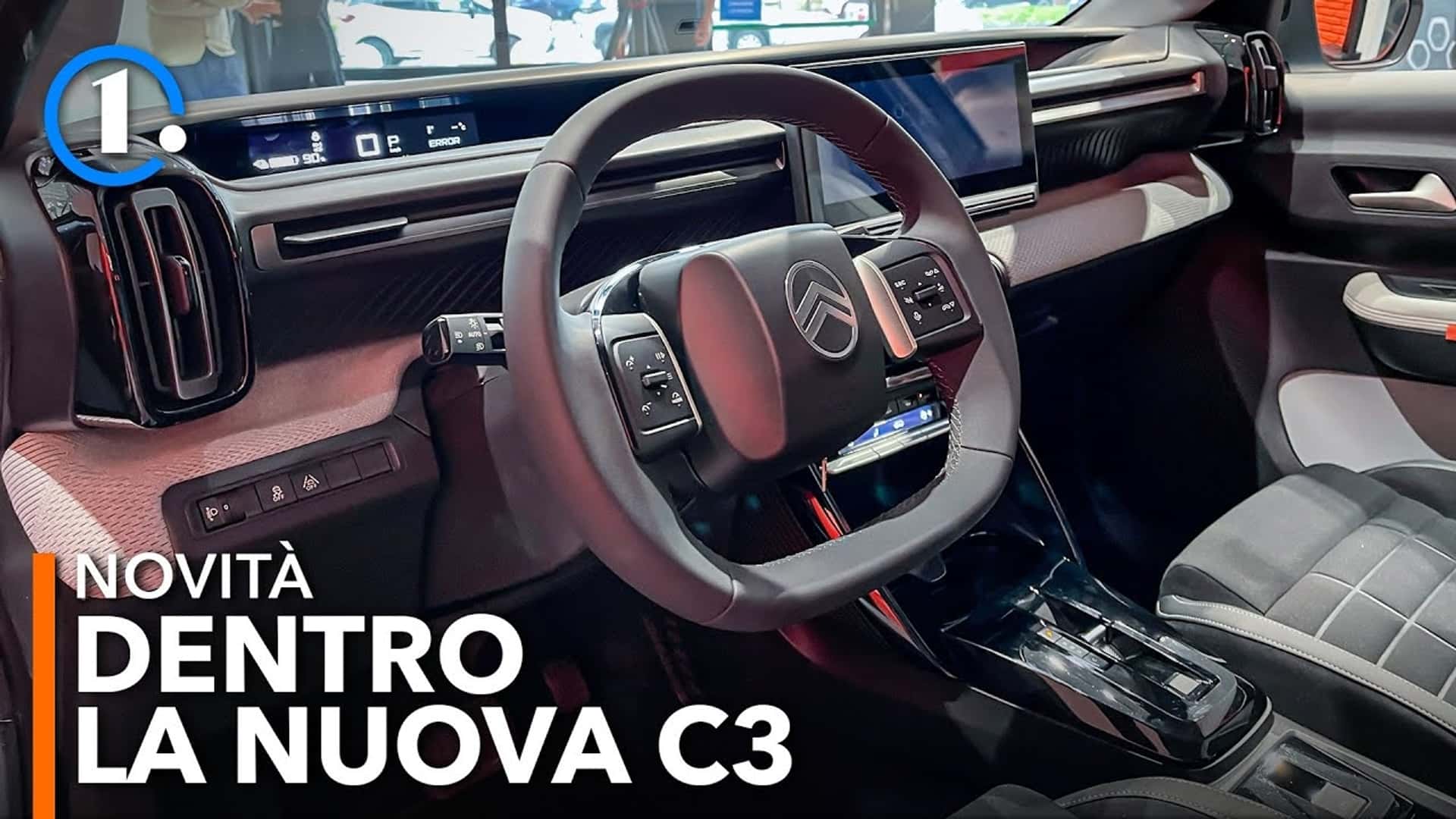 Nuova Citroen C3 2024: interni, spazio, bagagliaio
