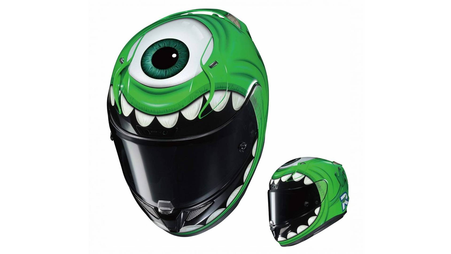 HJC lanza su divertido casco Mike Wazowski de Monstruos S.A.