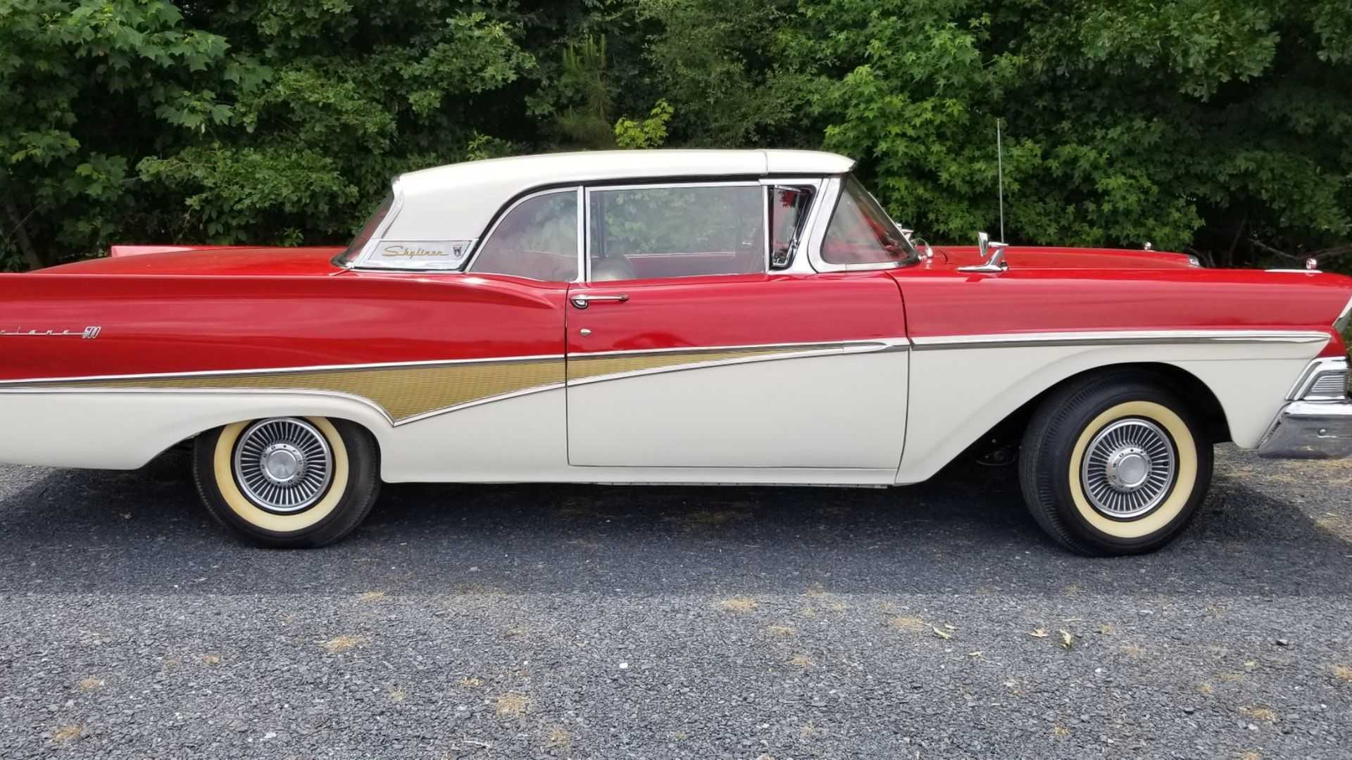 1958 Ford Fairlane Skyliner Is A Graceful Convertible Hardtop | Motorious