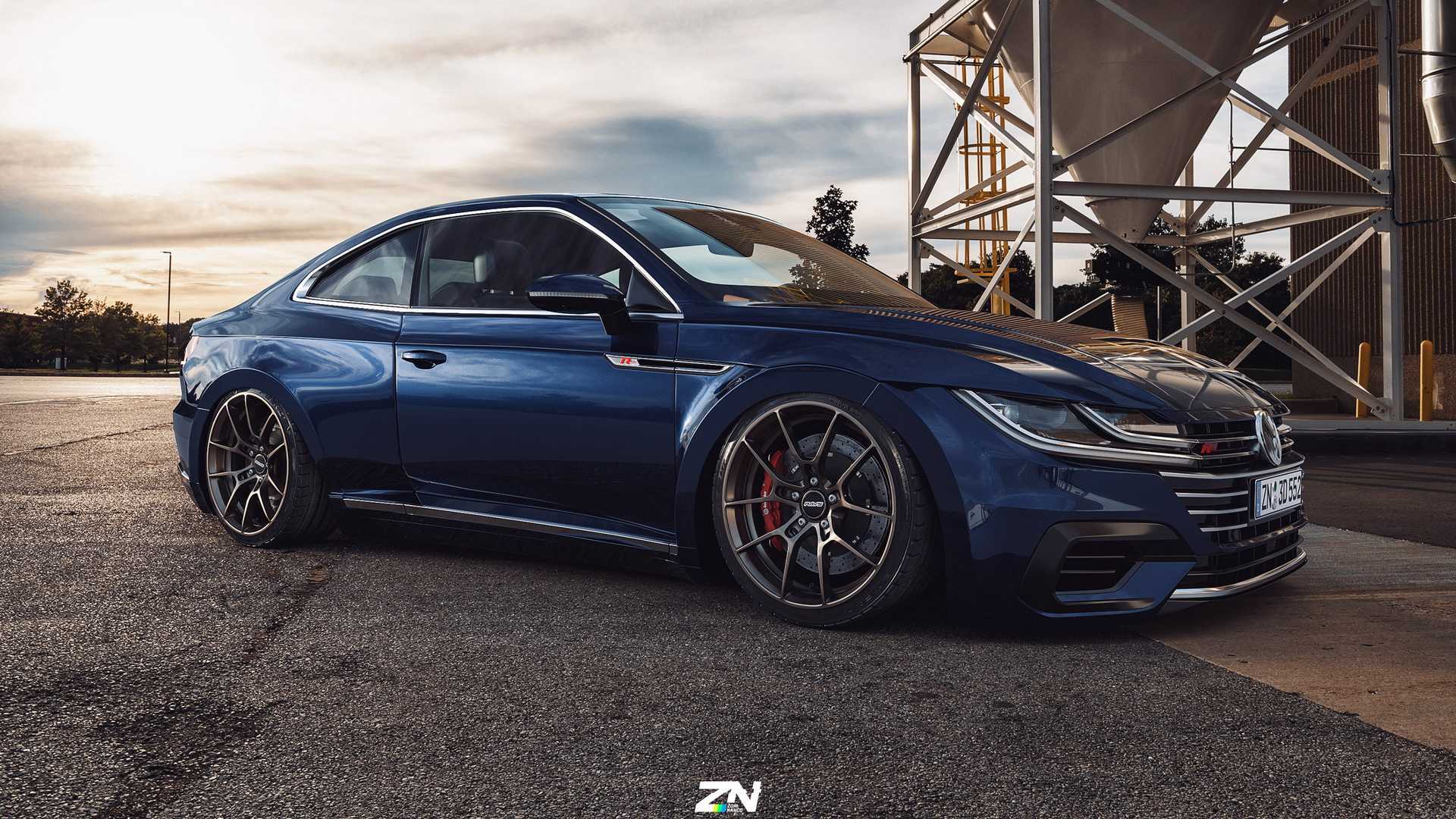 ¿Qué te parece este render del Volkswagen Arteon coupé?