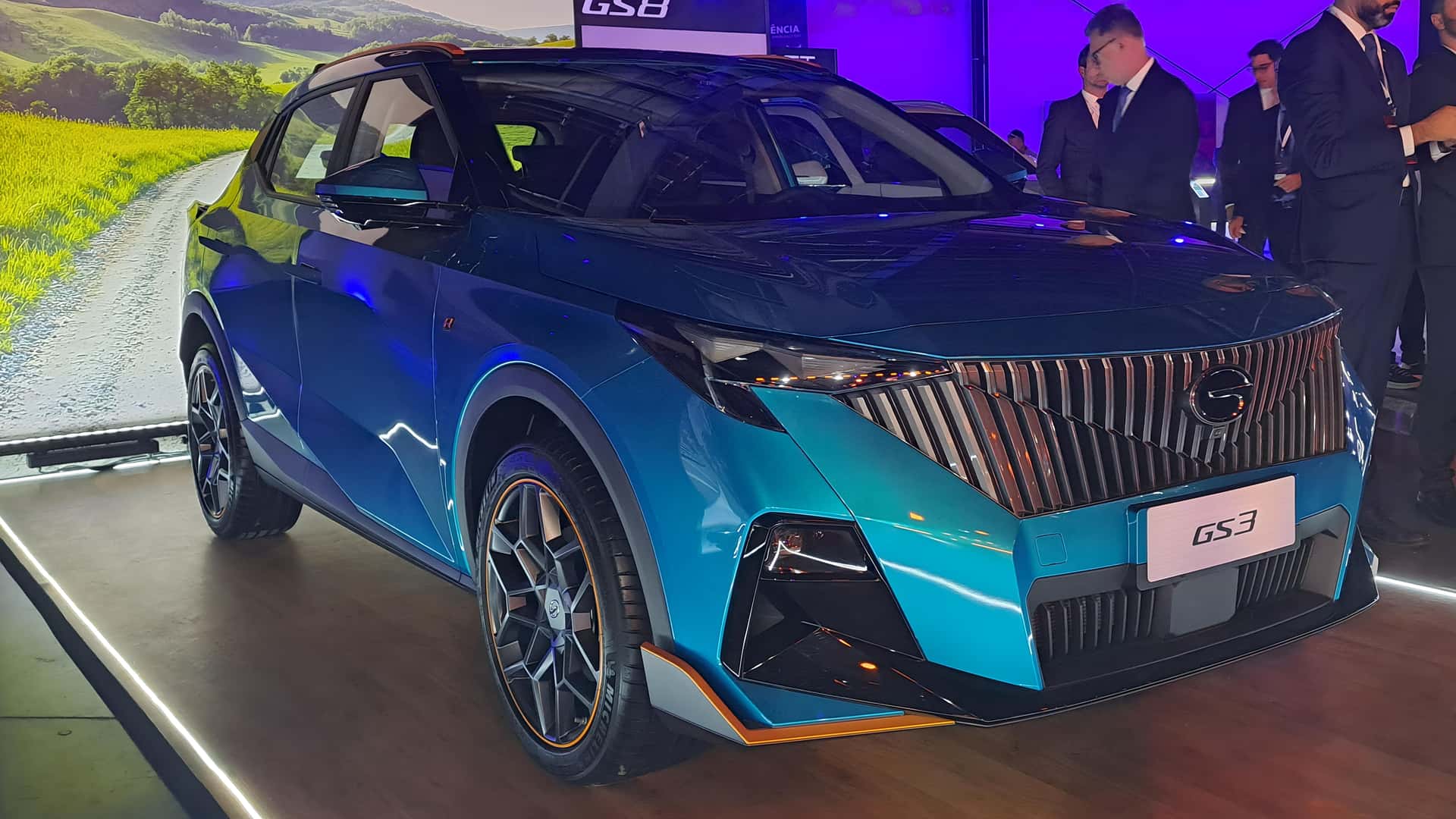 GAC GS3 chegará ao Brasil com 177 cv para encarar T-Cross e Creta